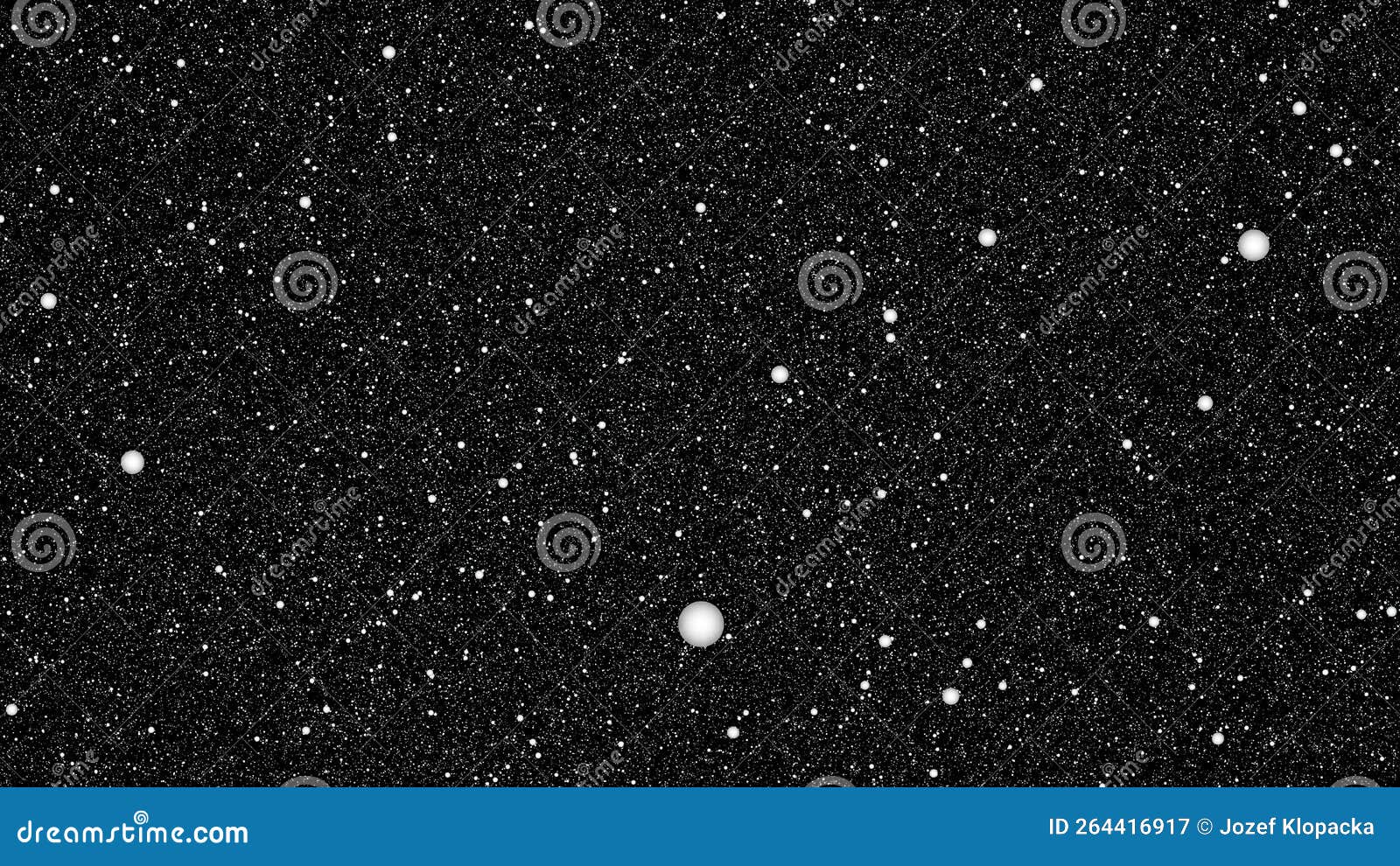 Simple Space Background, White Stars on a Black Background. Stock ...
