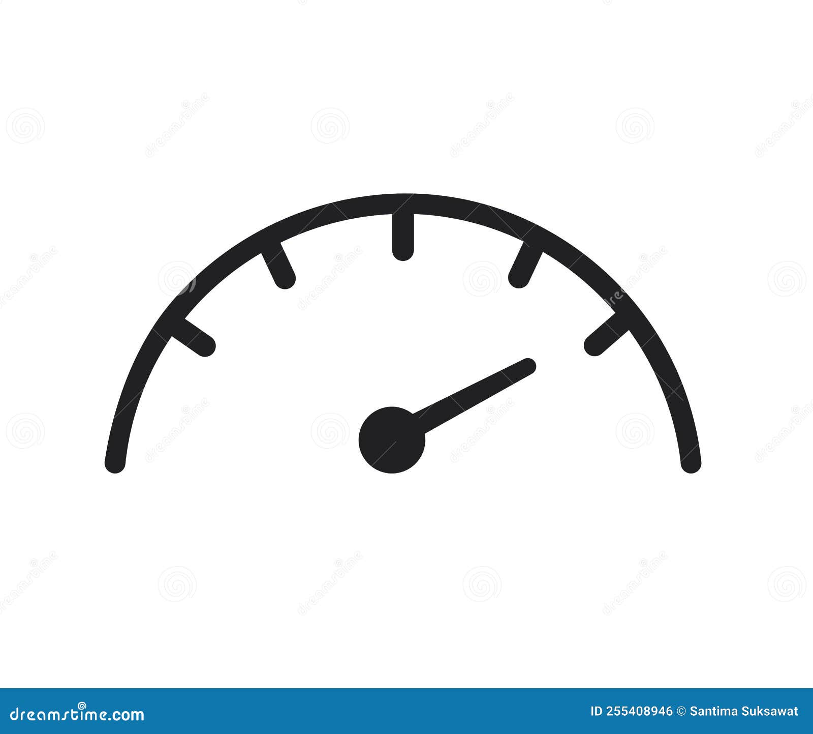 Simple Speed Icon. Vector Illustration Stock Vector - Illustration of ...