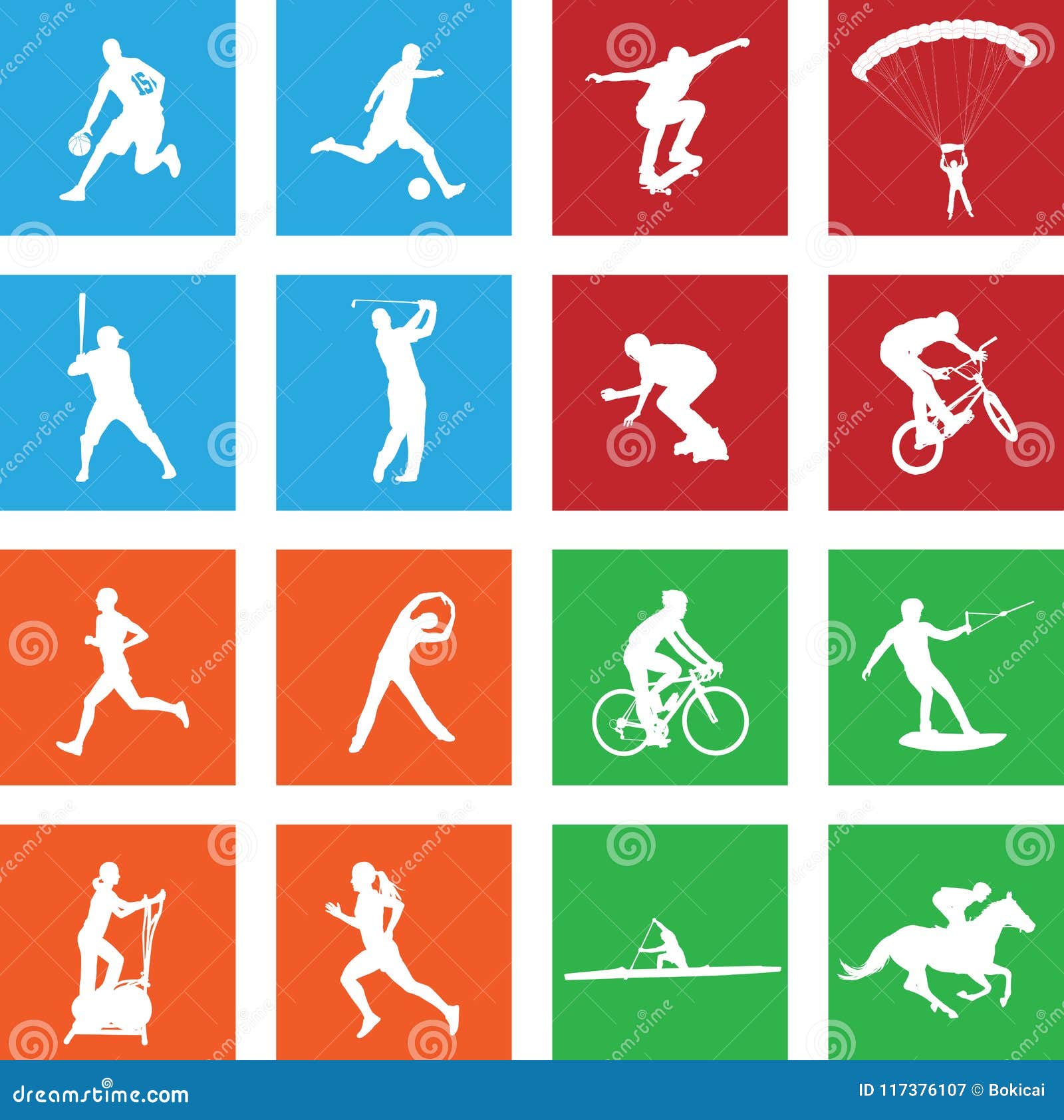 16 simple sport icon stock vector. Illustration of button - 117376107