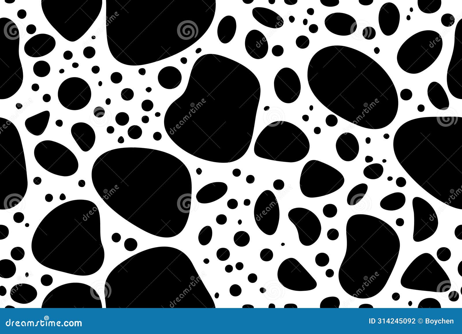 Simple Spotted Vector Texture, Seamless Spotted Abstract Pattern. Stock ...