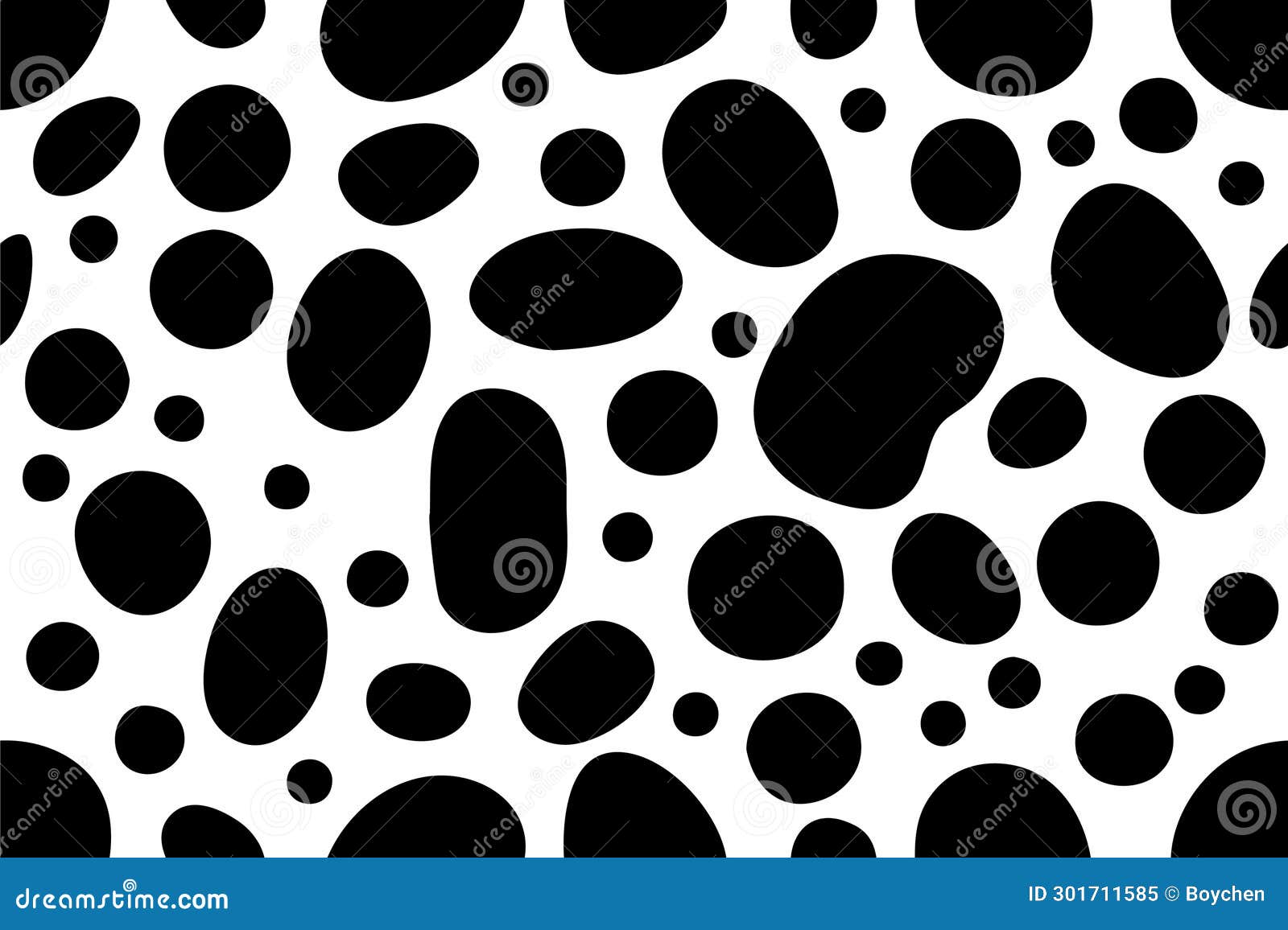 Simple Spotted Vector Texture, Seamless Spotted Abstract Pattern. Stock ...