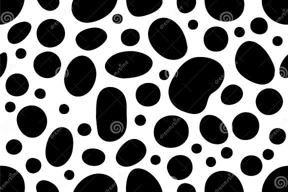 Simple Spotted Vector Texture, Seamless Spotted Abstract Pattern. Stock ...