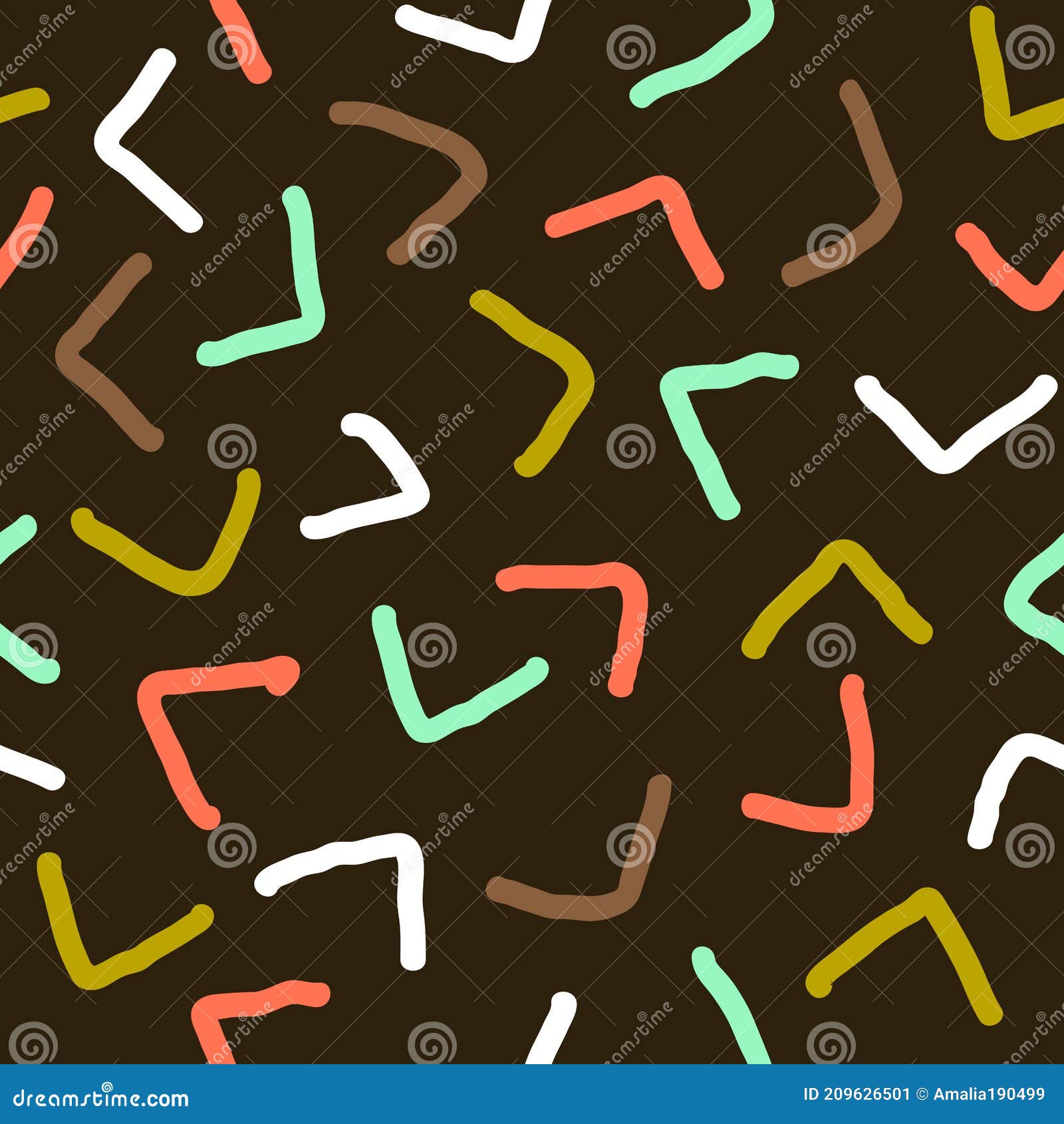 Simple Sprinkle Pattern. Pink Candy Topping. Donut Or Sweet Confetti ...