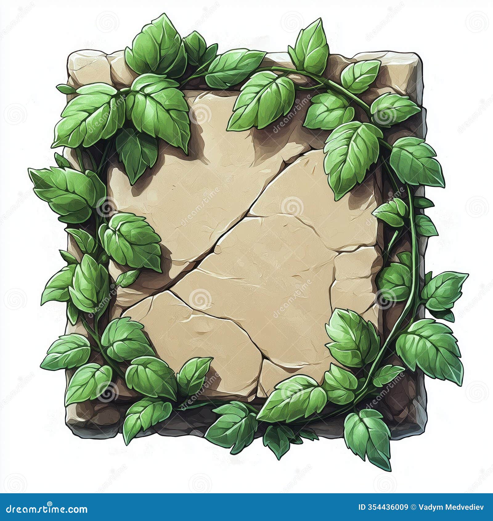 Square Vine Frame Royalty-Free Cartoon | CartoonDealer.com #138948437