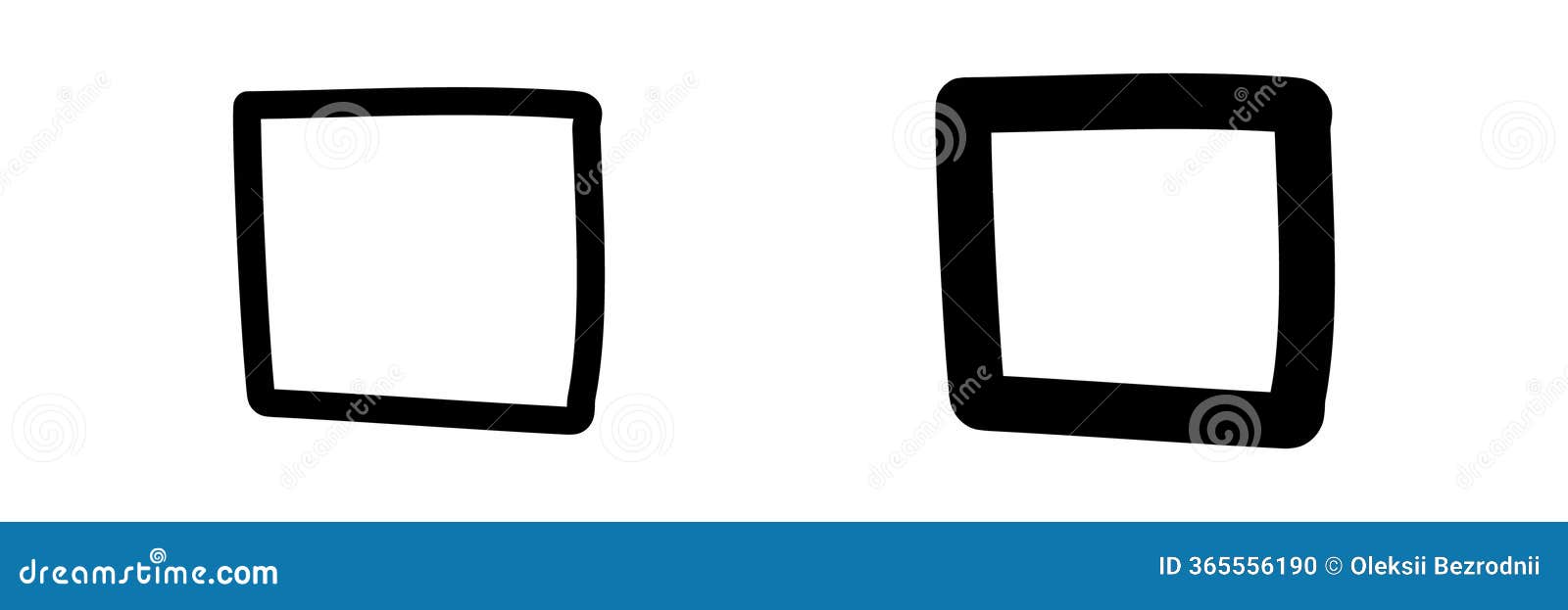 Square Shapes. Geometric Abstractions For Backgrounds And Logos Cartoon ...