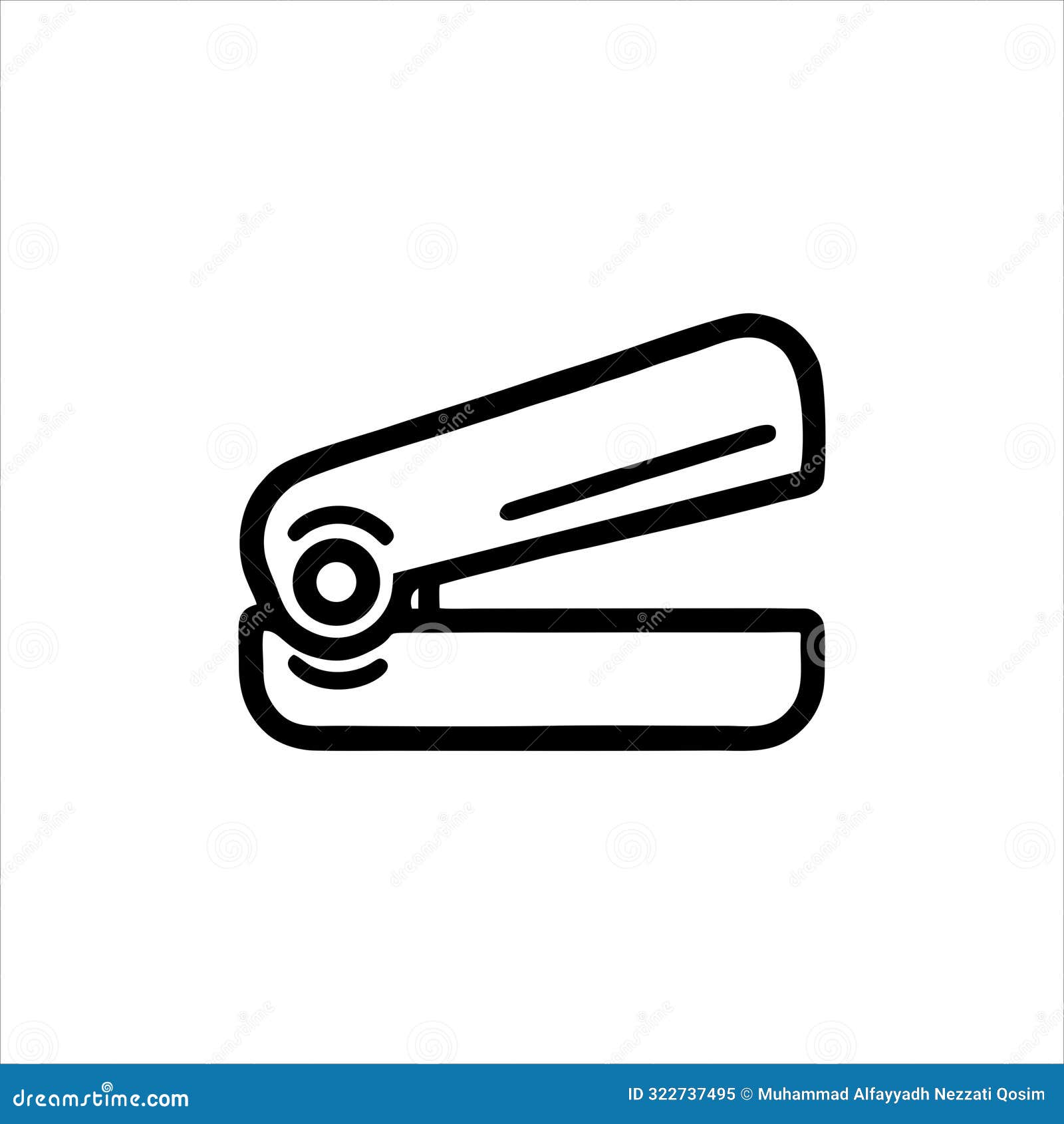 Simple Stapler Vector with Minimalist and Modern Design Stock ...