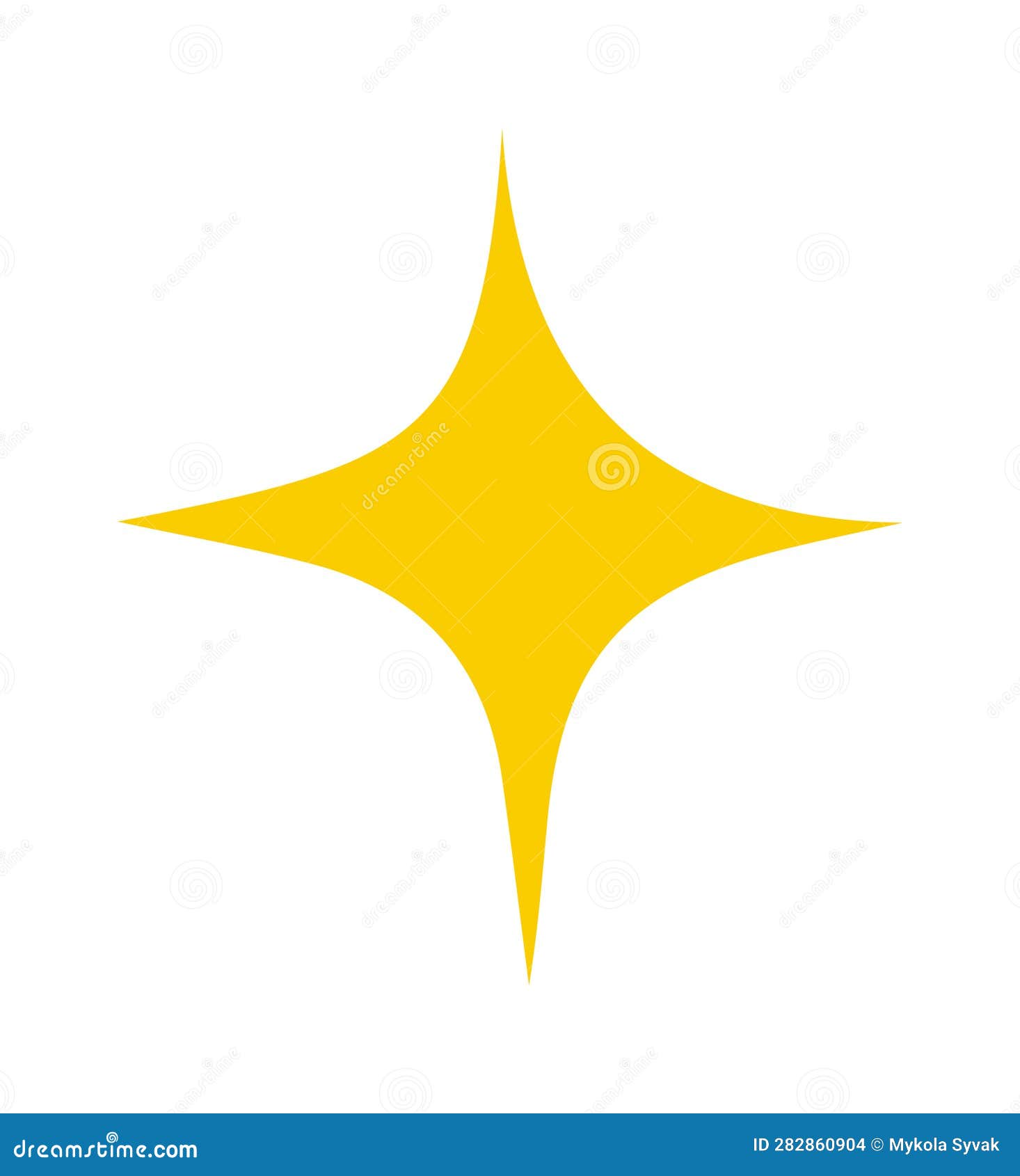 Simple Star Icon stock vector. Illustration of element - 282860904