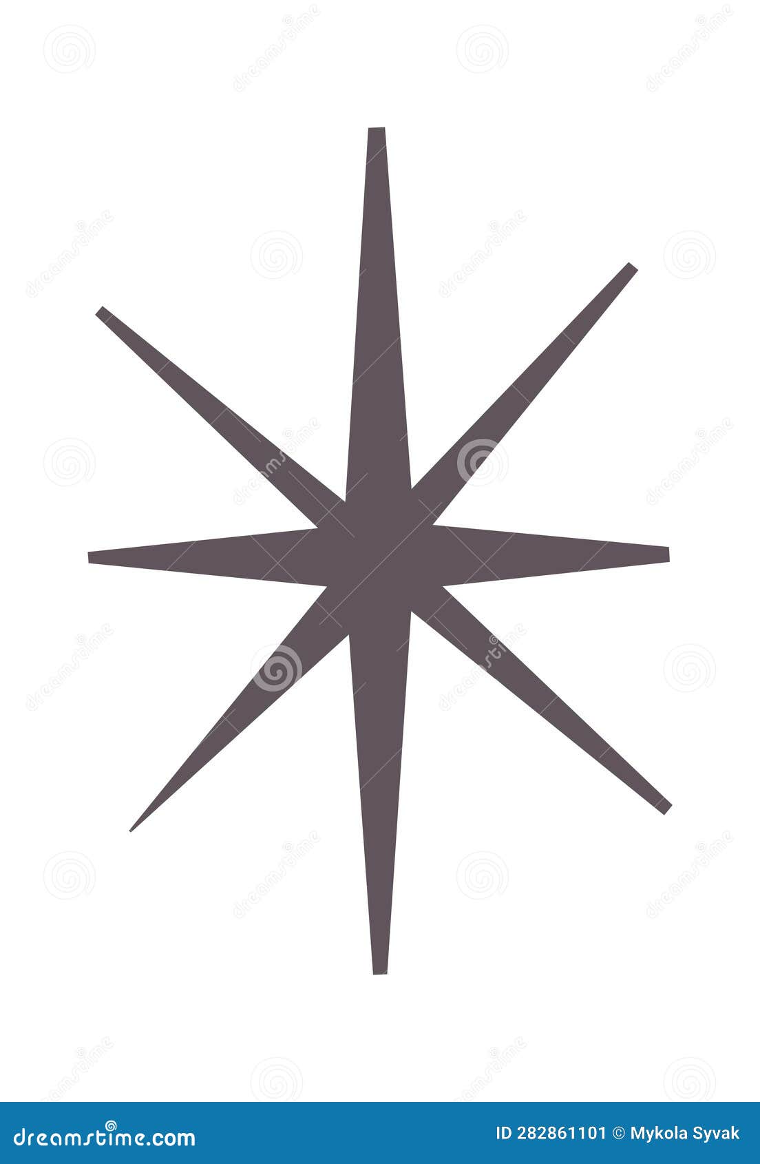 Simple Star Icon stock vector. Illustration of graphic - 282861101