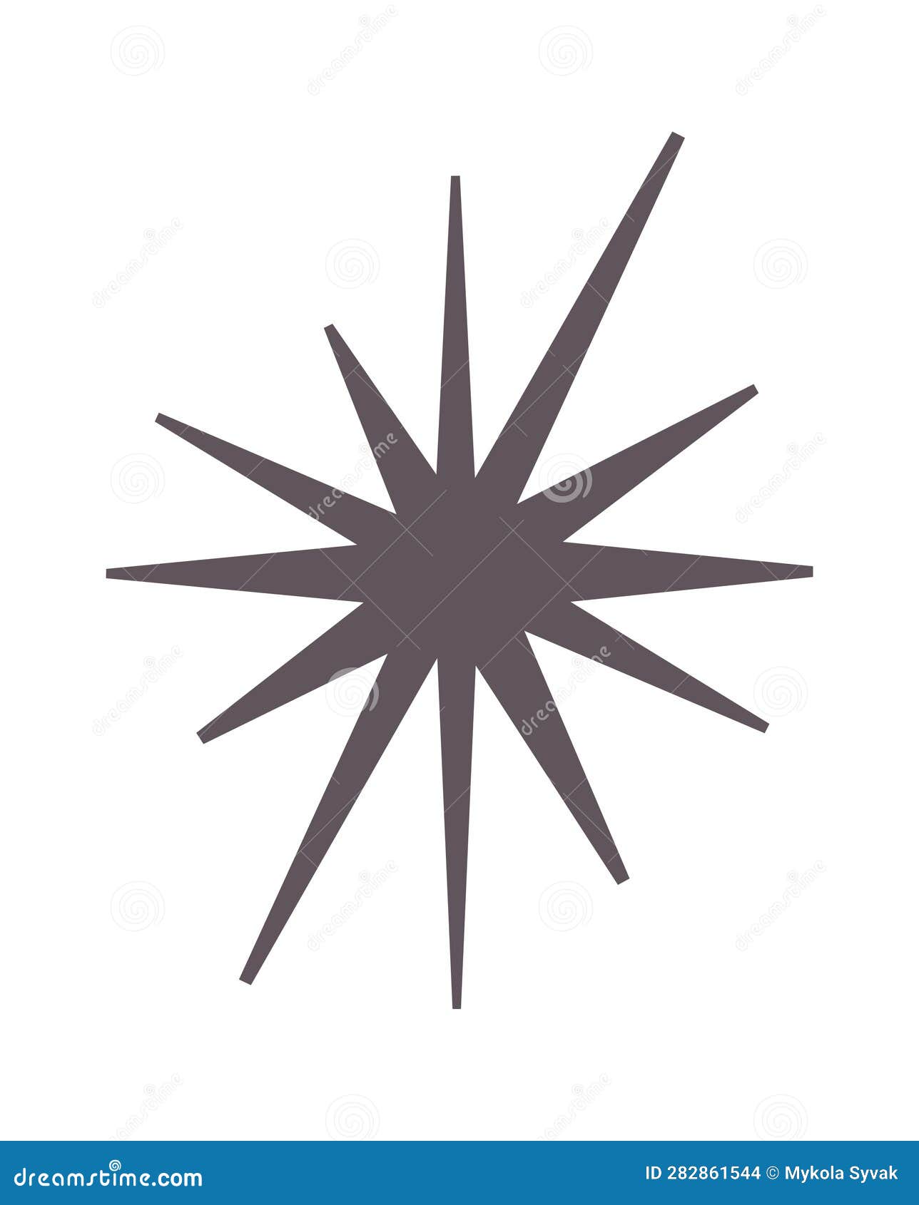 Simple Star Icon stock vector. Illustration of icon - 282861544