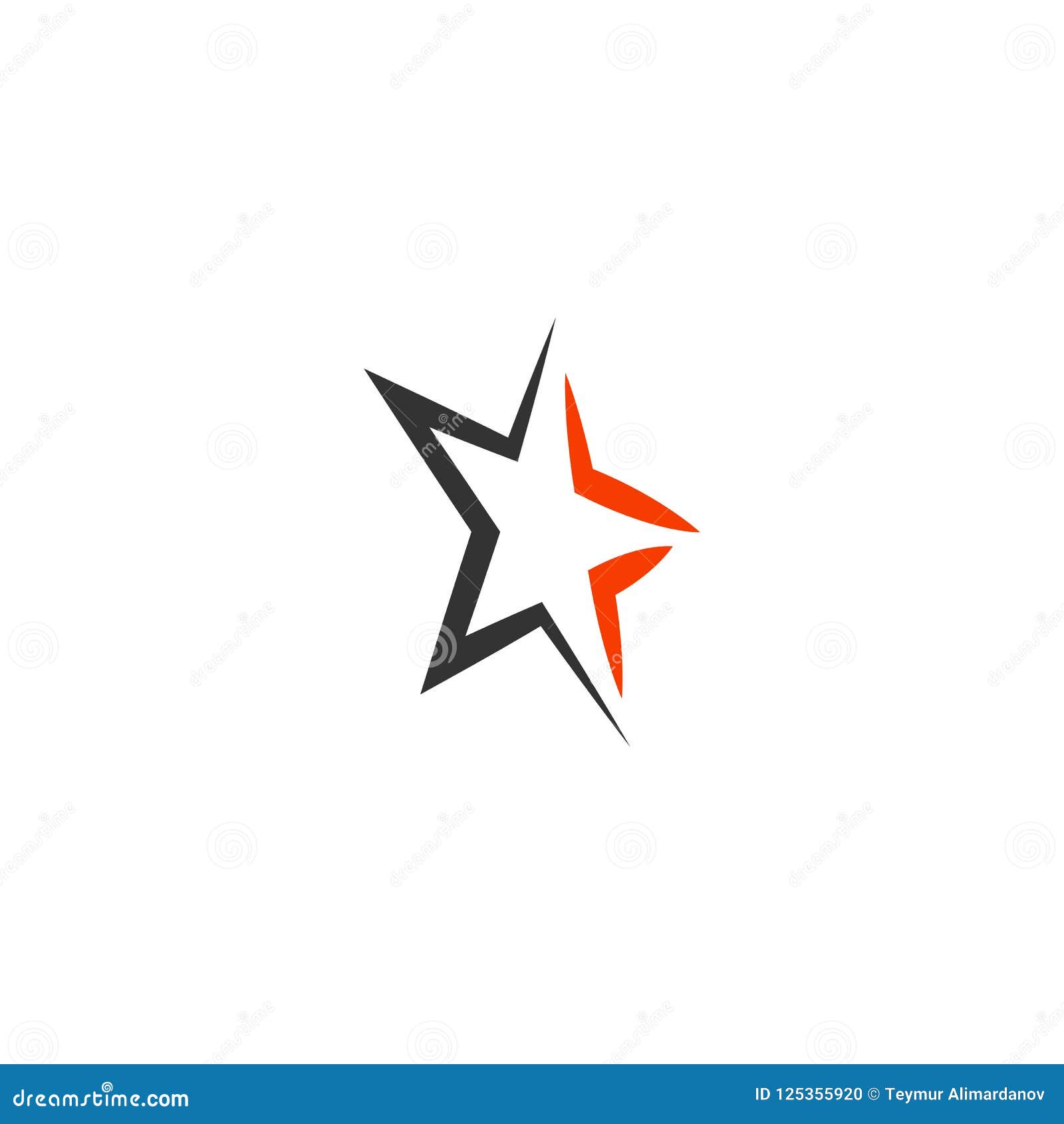 Simple Star Logo, Icon, Vector Design Element Stock Illustration ...