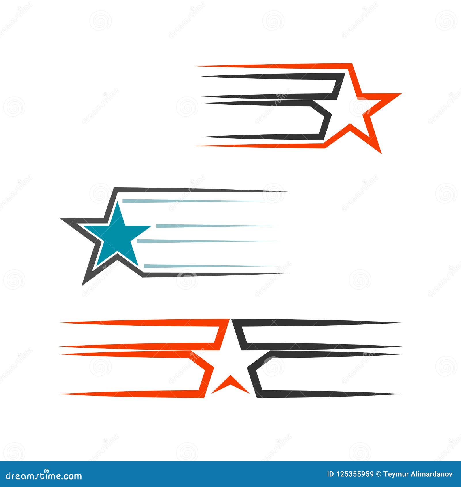 Simple Star Logo, Icon, Vector Design Element Stock Illustration ...
