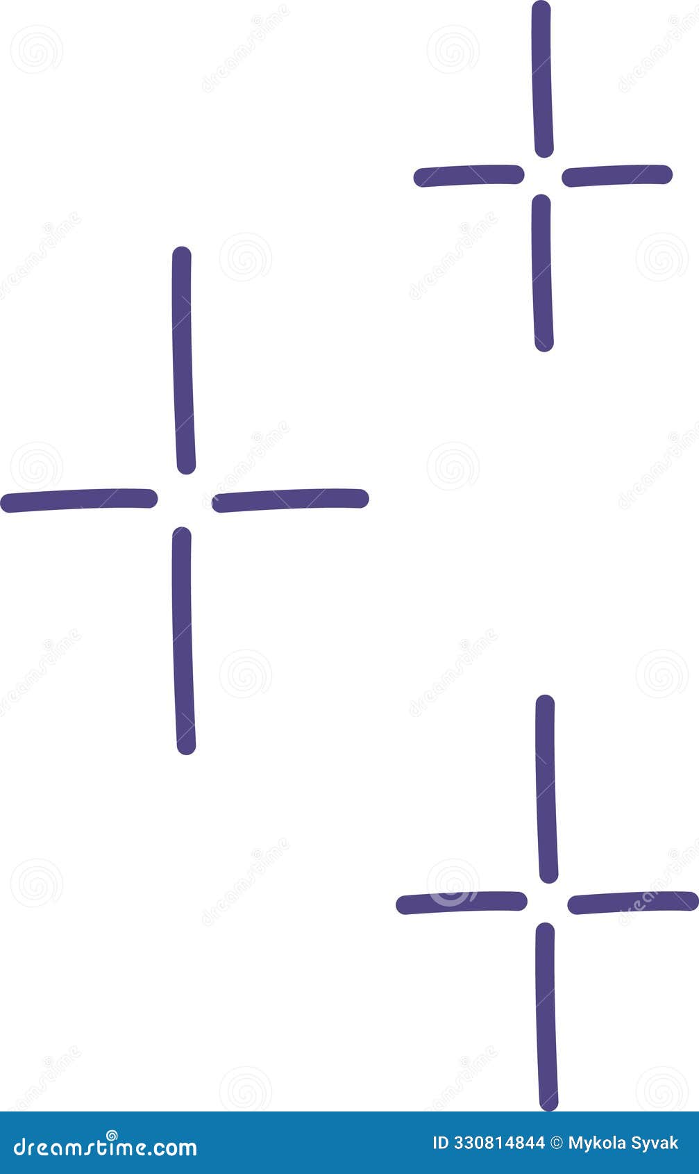 Simple Stars Doodle stock illustration. Illustration of arrow - 330814844