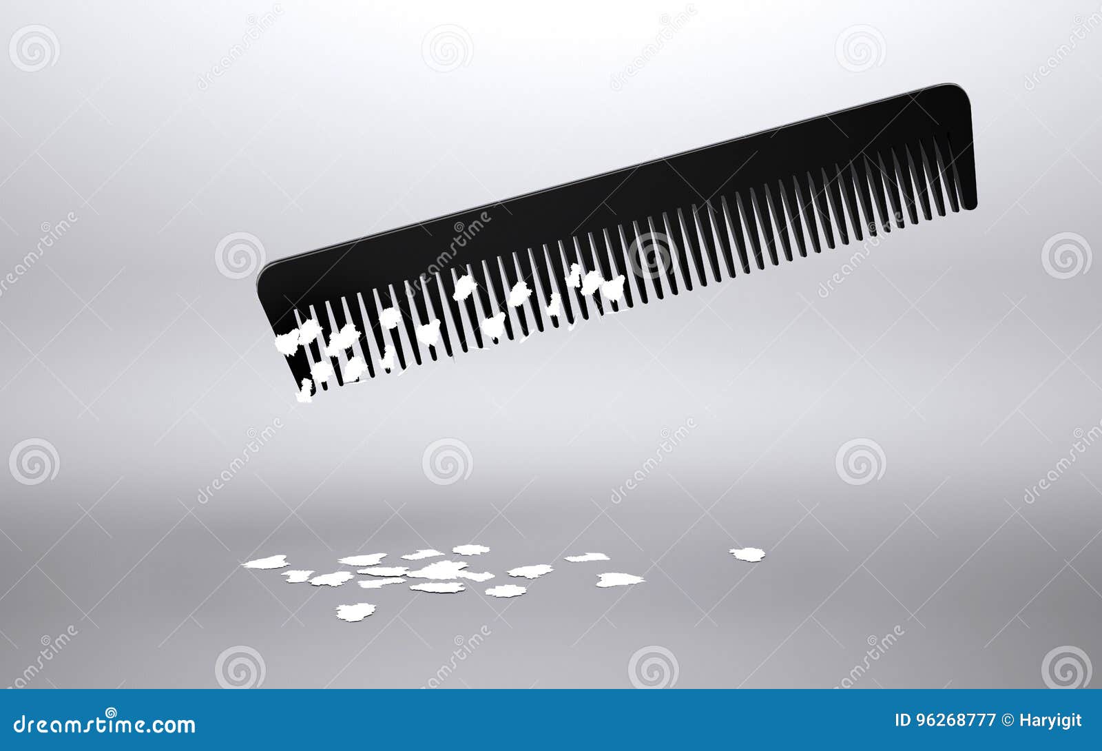 Simple Static Electric Experiment with Hair Comb. Stock Illustration ... Simple Static Electric Experiment with Hair Comb. Stock Illustration ...