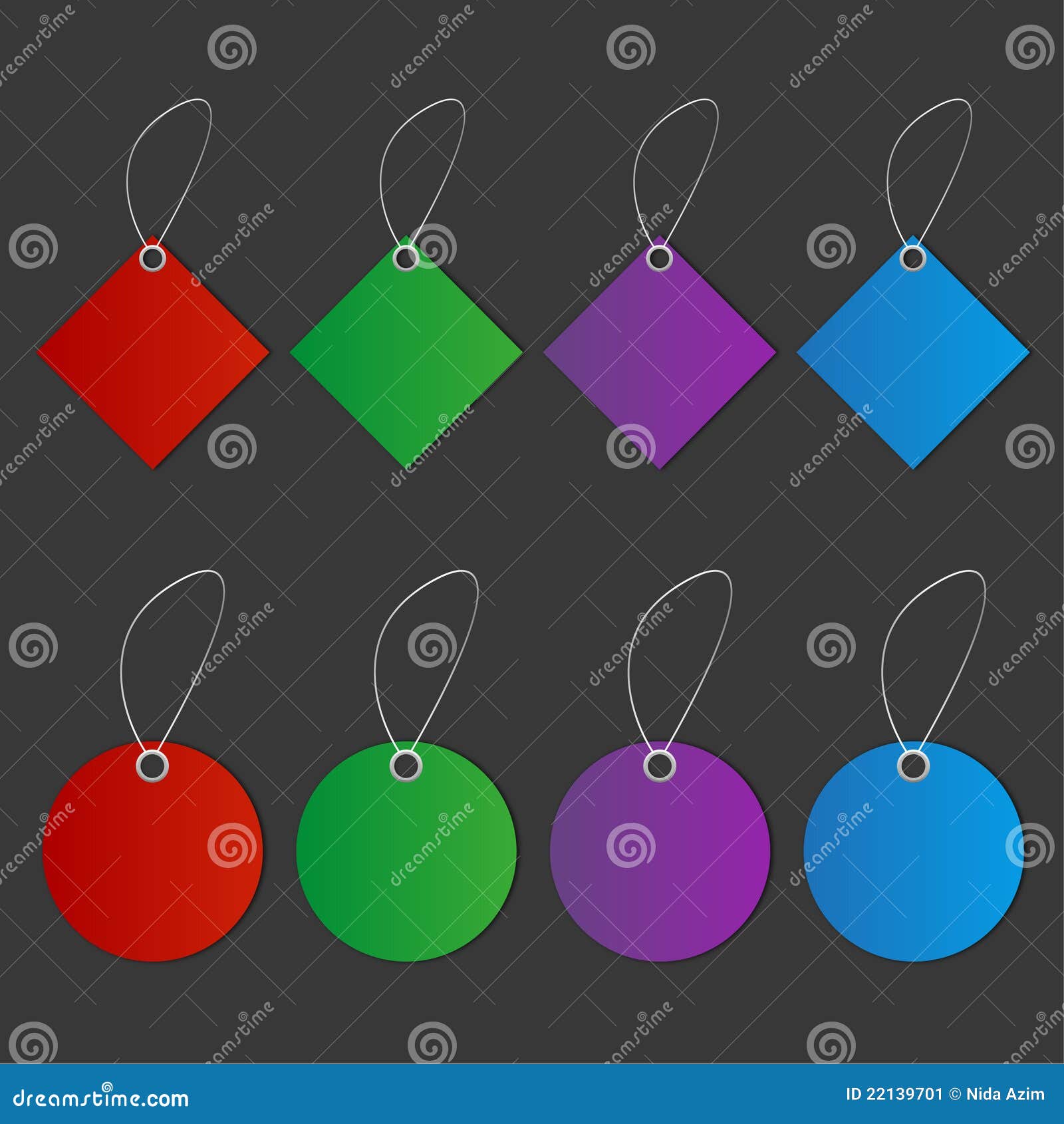 Simple stickers stock vector. Illustration of notice - 22139701