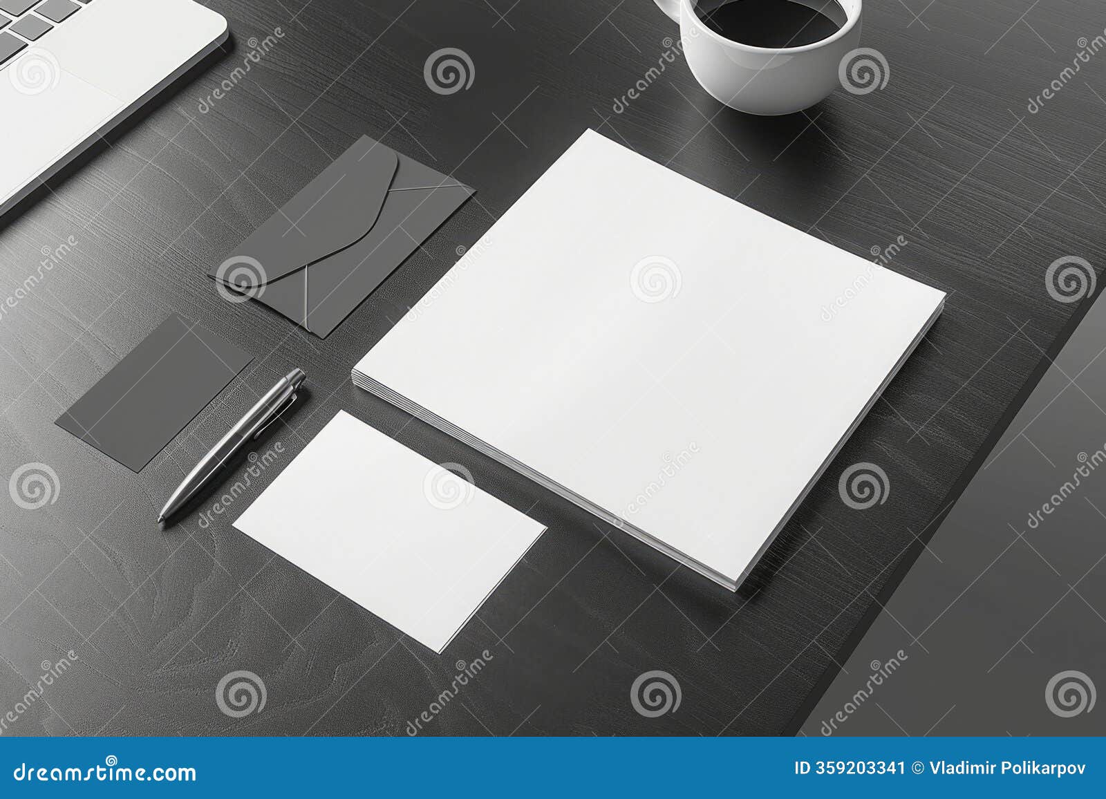 A Simple Still Life Scene of a Cup of Coffee on a Desk Stock Image ...