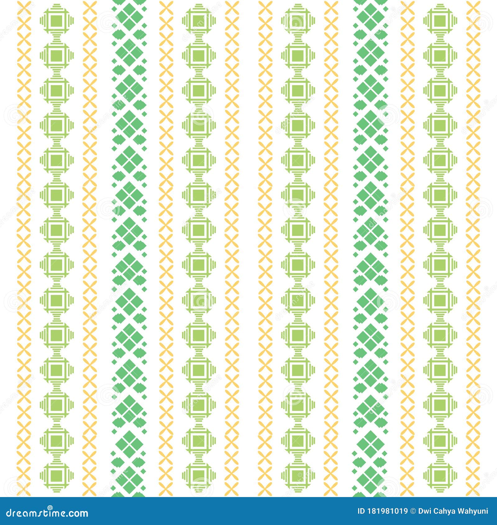 Simple Stitches Embroidery Style for Fabric Cotton Design Stock Vector ...