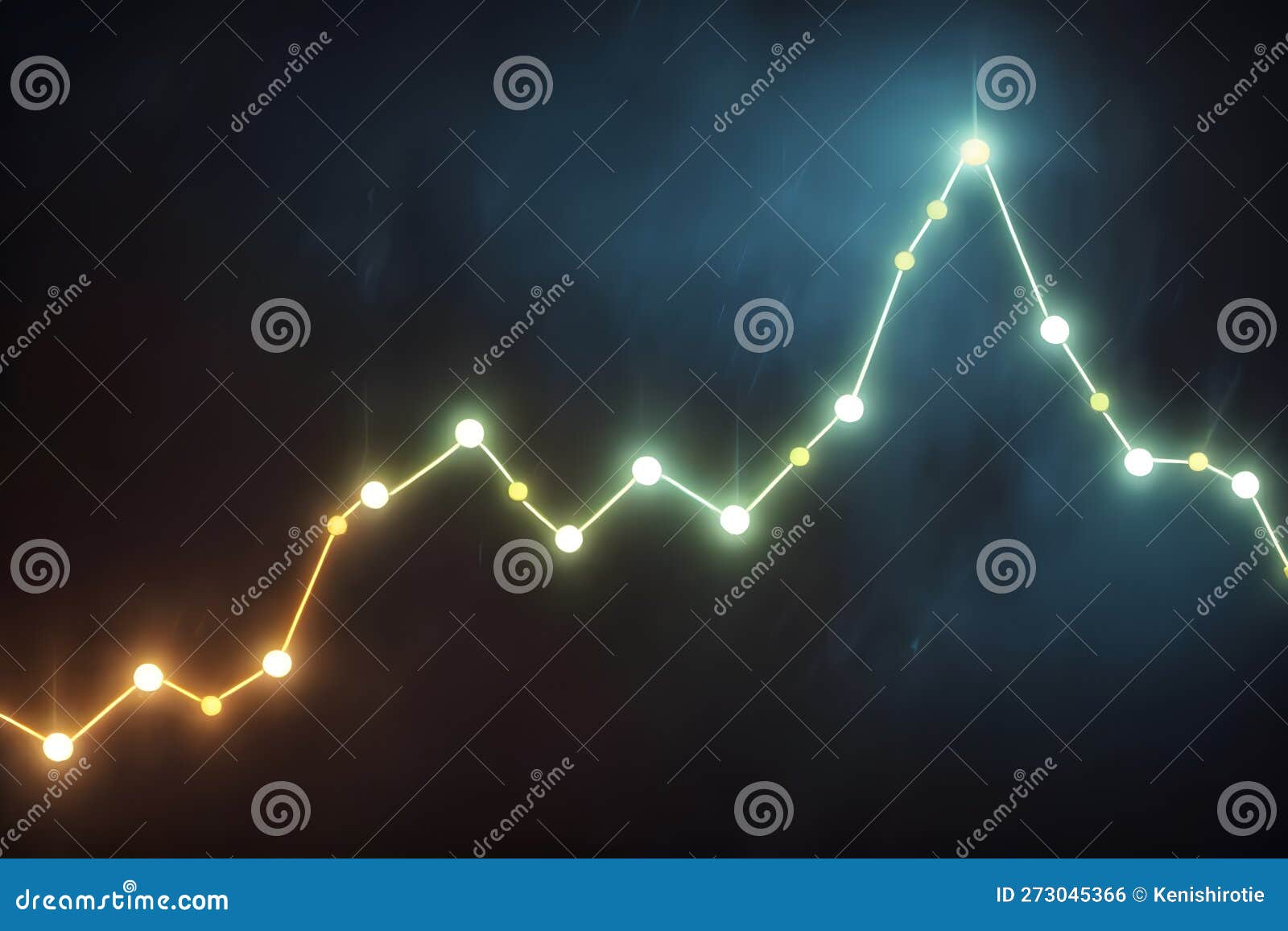 Simple Stock Market Graph, Generative AI Stock Illustration ...