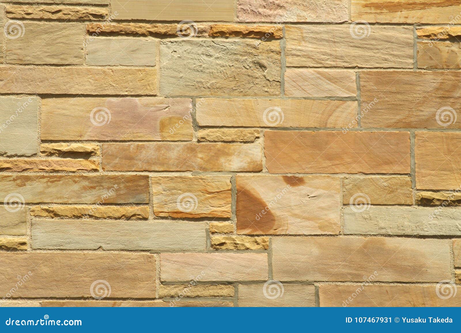 Simple Stone Wall Texture Copy Space for Background. Stock Image ...