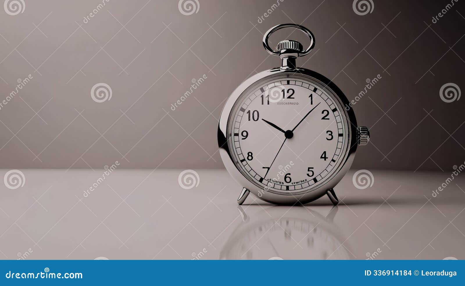 A Simple Stop-watch with Large Numbers Stock Illustration ...