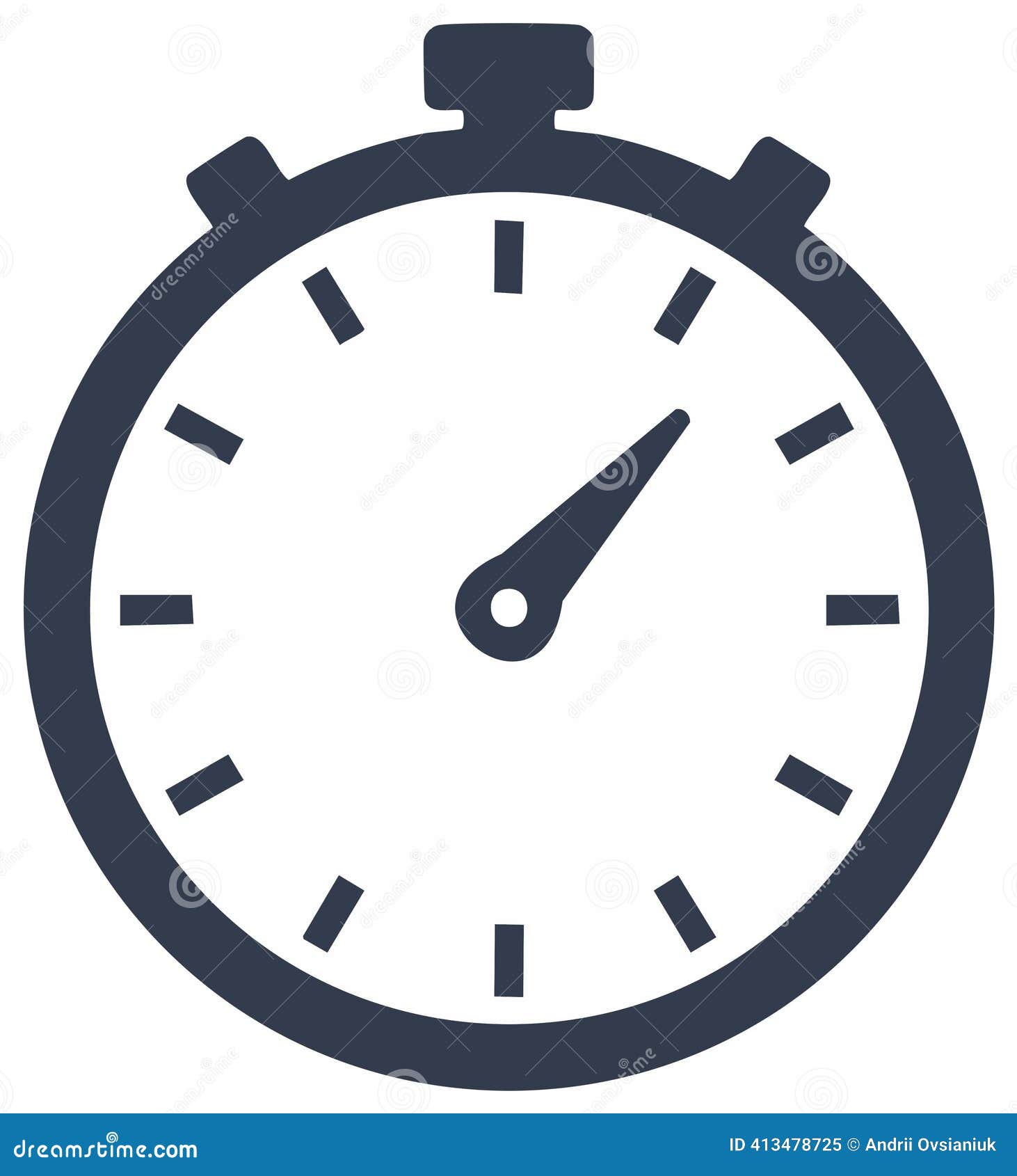 Simple Stopwatch Icons. Colorful Chronometer, Time Counter With Dial ...
