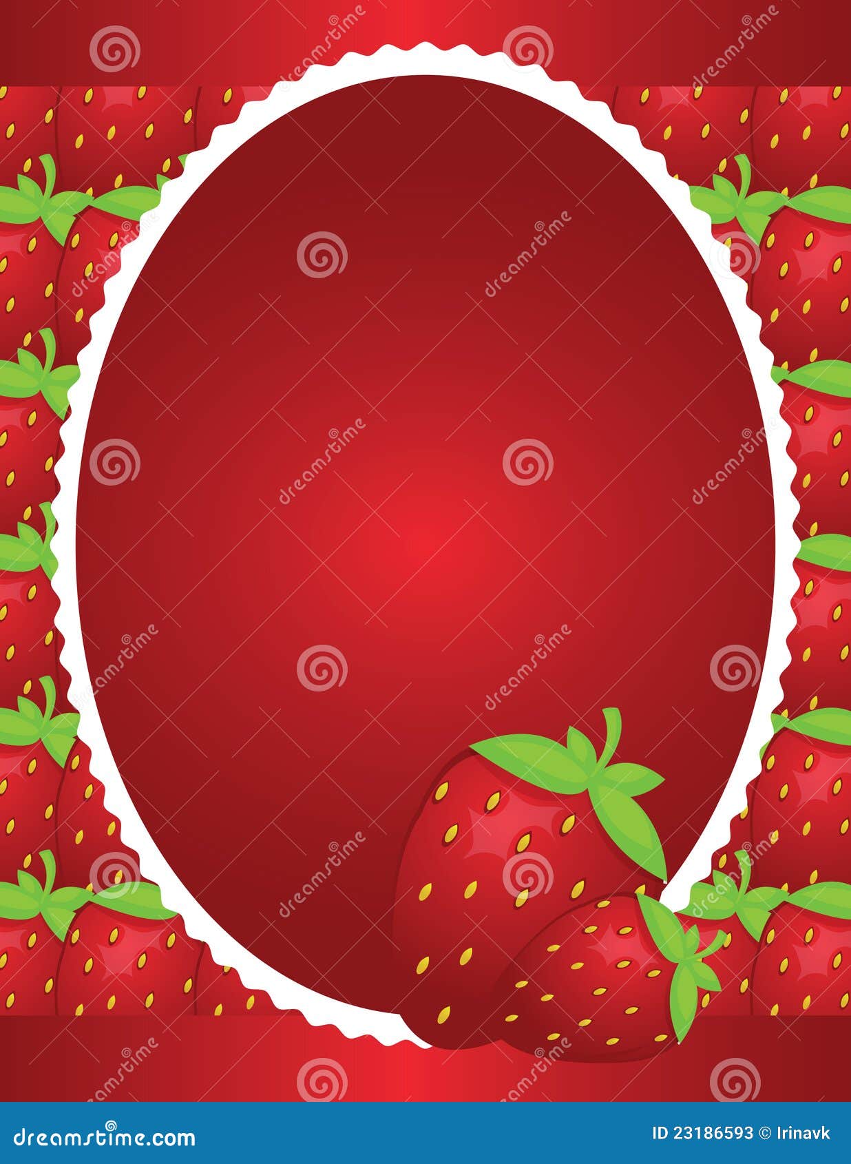 Simple Strawberry Background Design Stock Vector - Illustration of ...