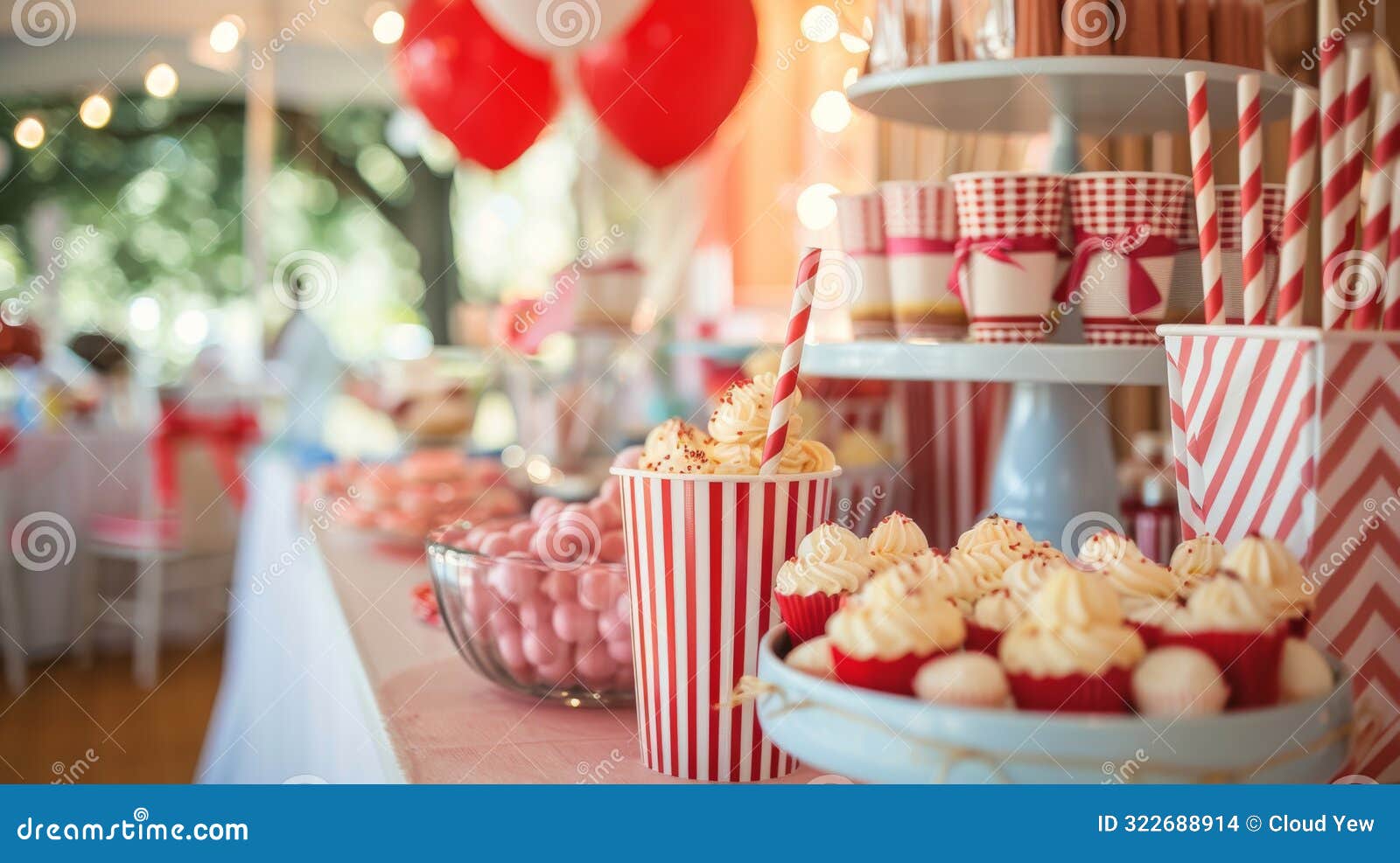 Simple yet Striking Party Elements Create Visual Interest Stock ...