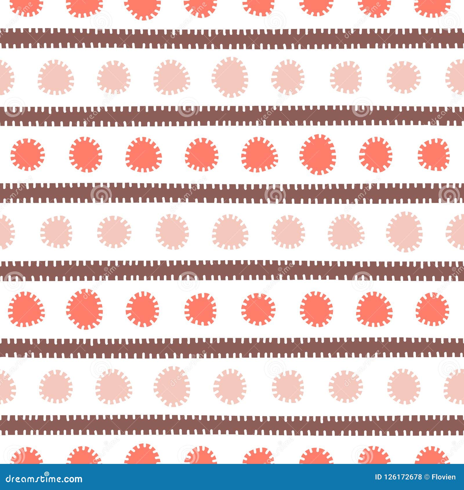 Simple Striped Seamless Pattern. Cute Print for Textiles. Vector Stock ...