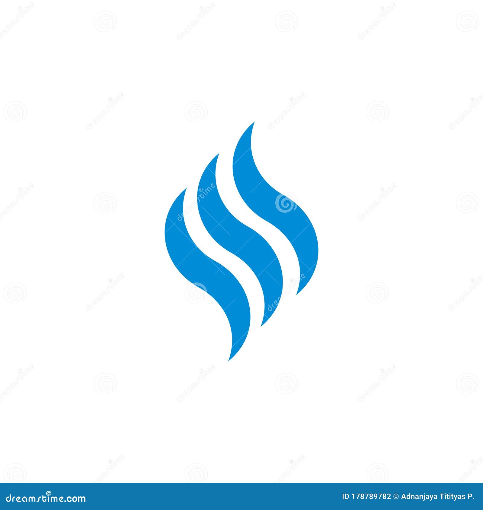 Simple Stripes Curves Design Symbol Logo Vector Stock Vector ...