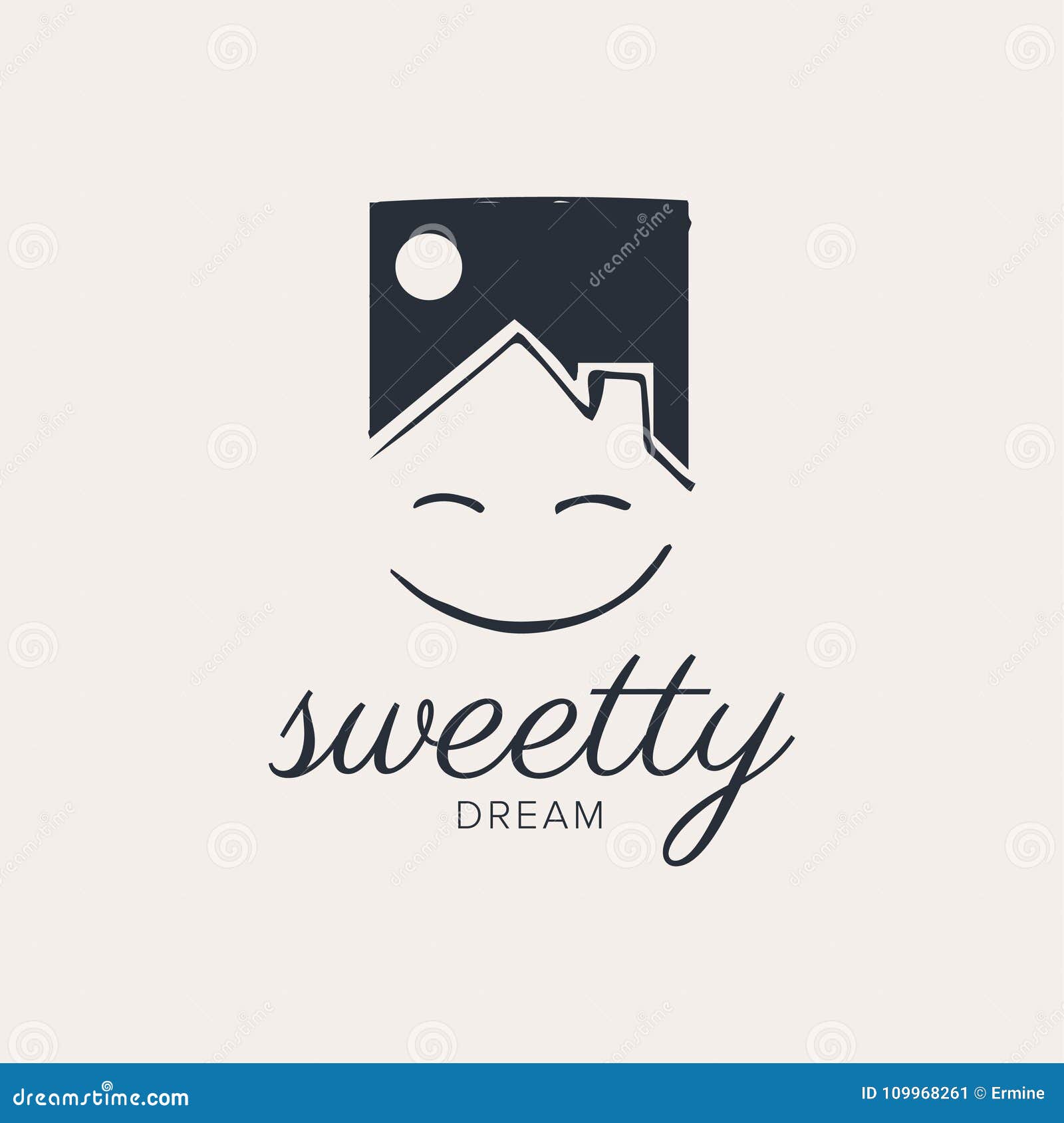 Simple and Stylish Modern Logo and Illustration, Vector Hand Drawn ...