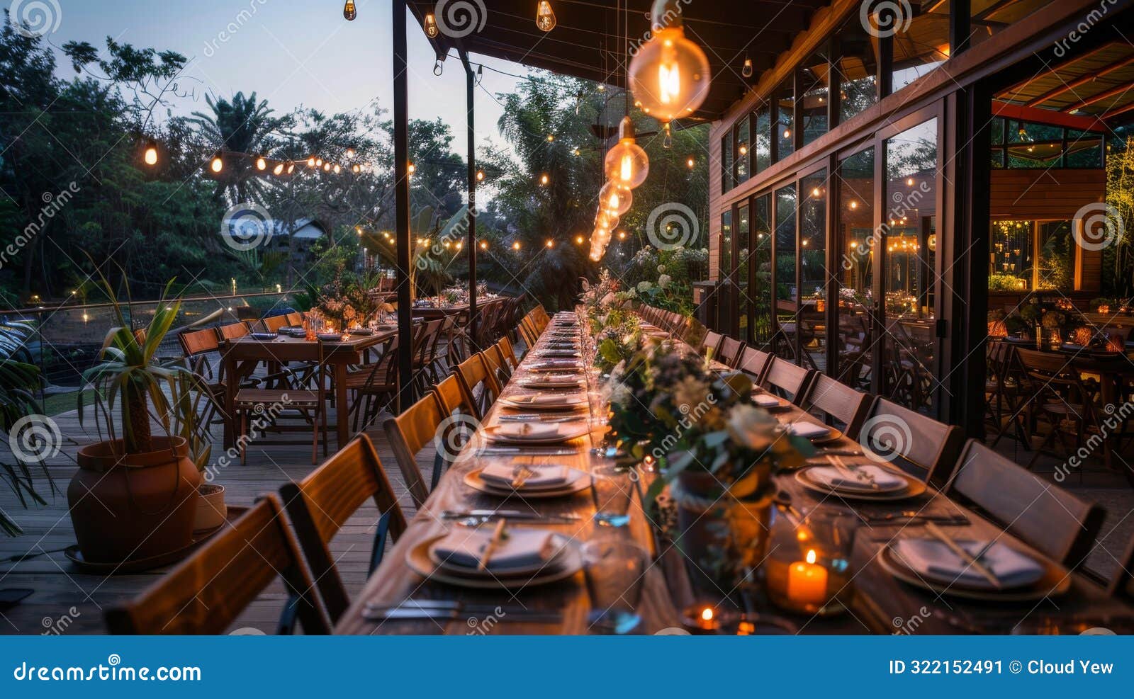 Simple and Stylish Party Setup with Minimalist Touches Stock ...