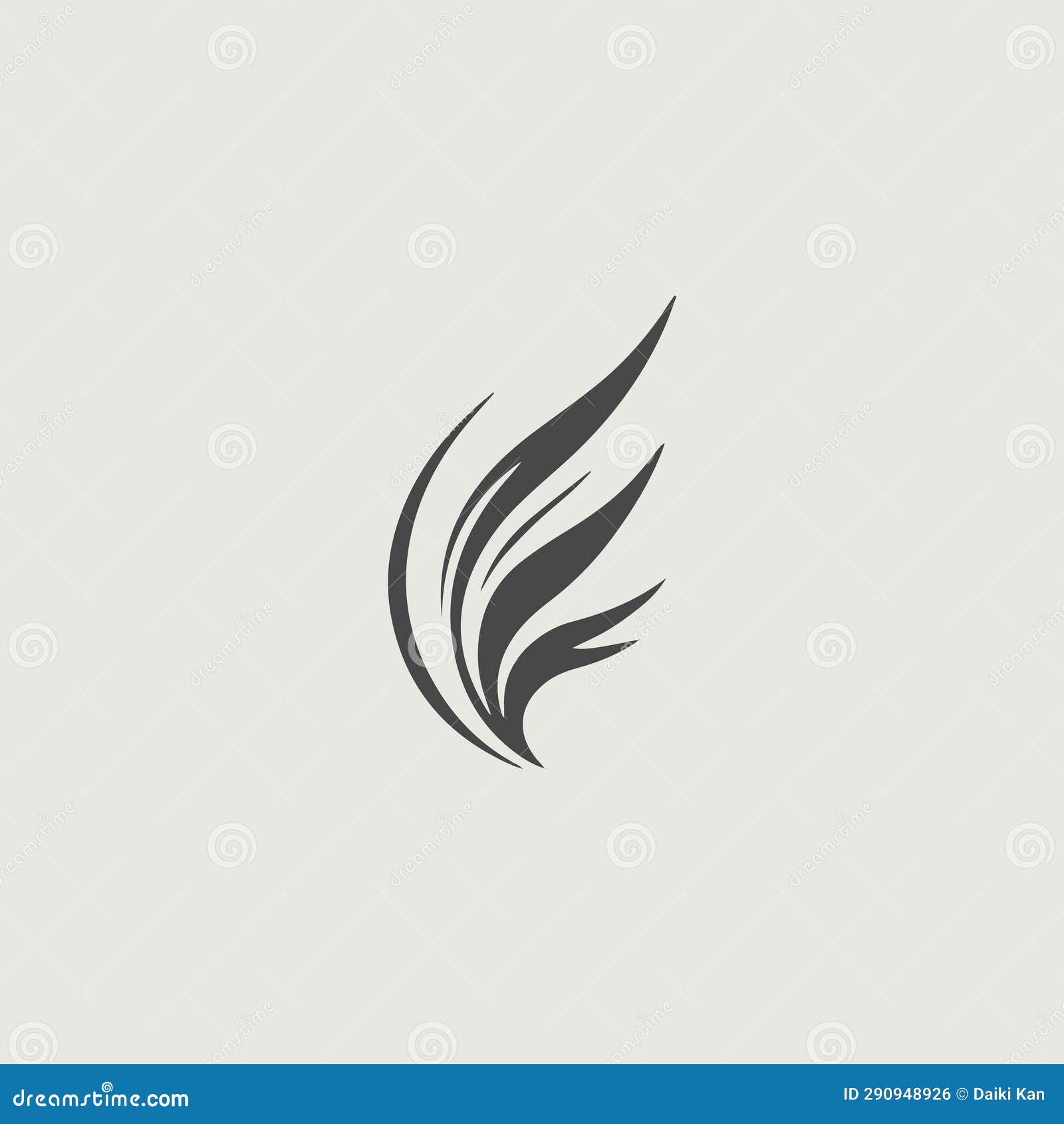 Wings Simple Logo Vector Image Stock Vector - Illustration of vector ...