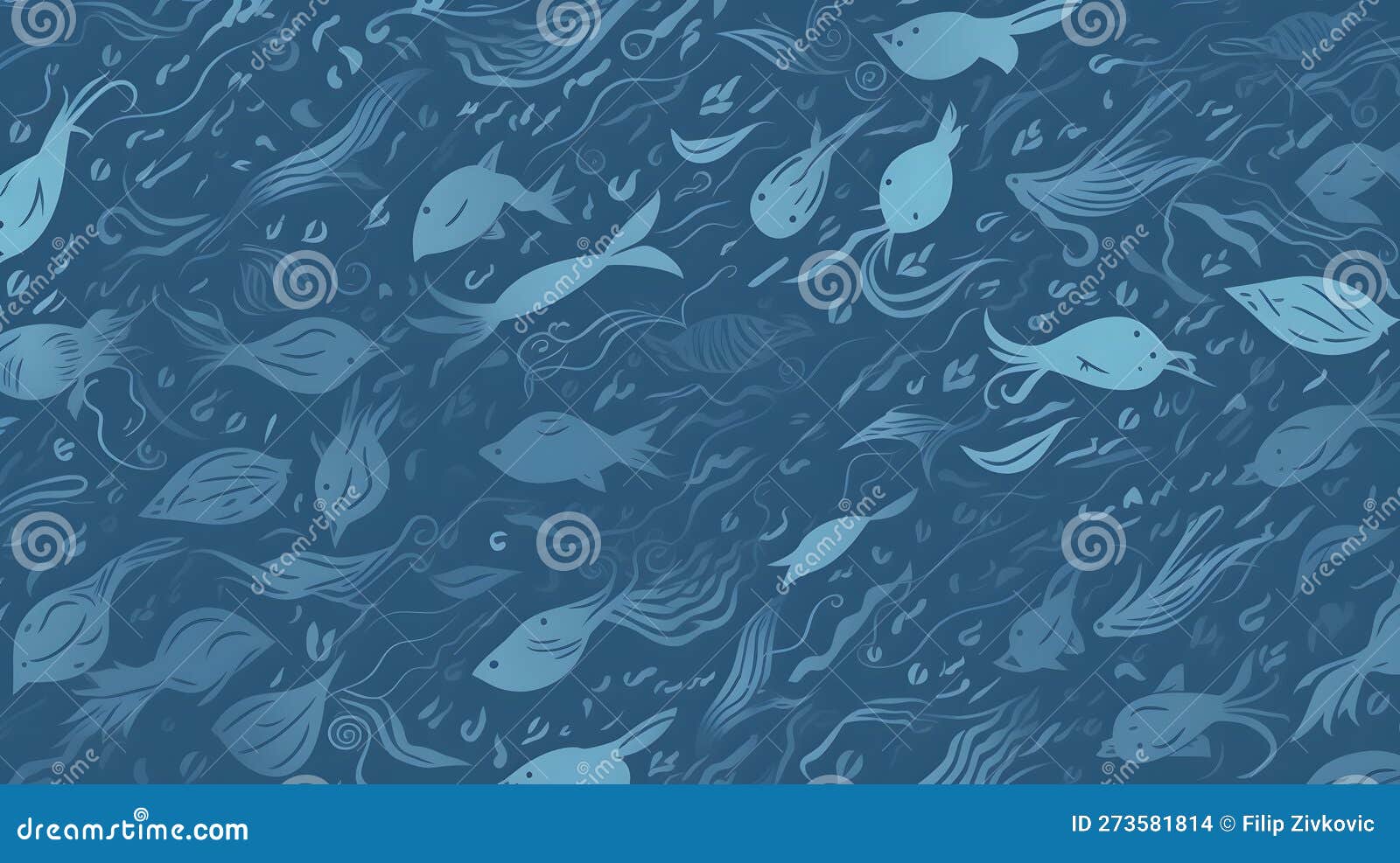 Simple and Subtle Aquatic Background Pattern for Web and Poster Design ...