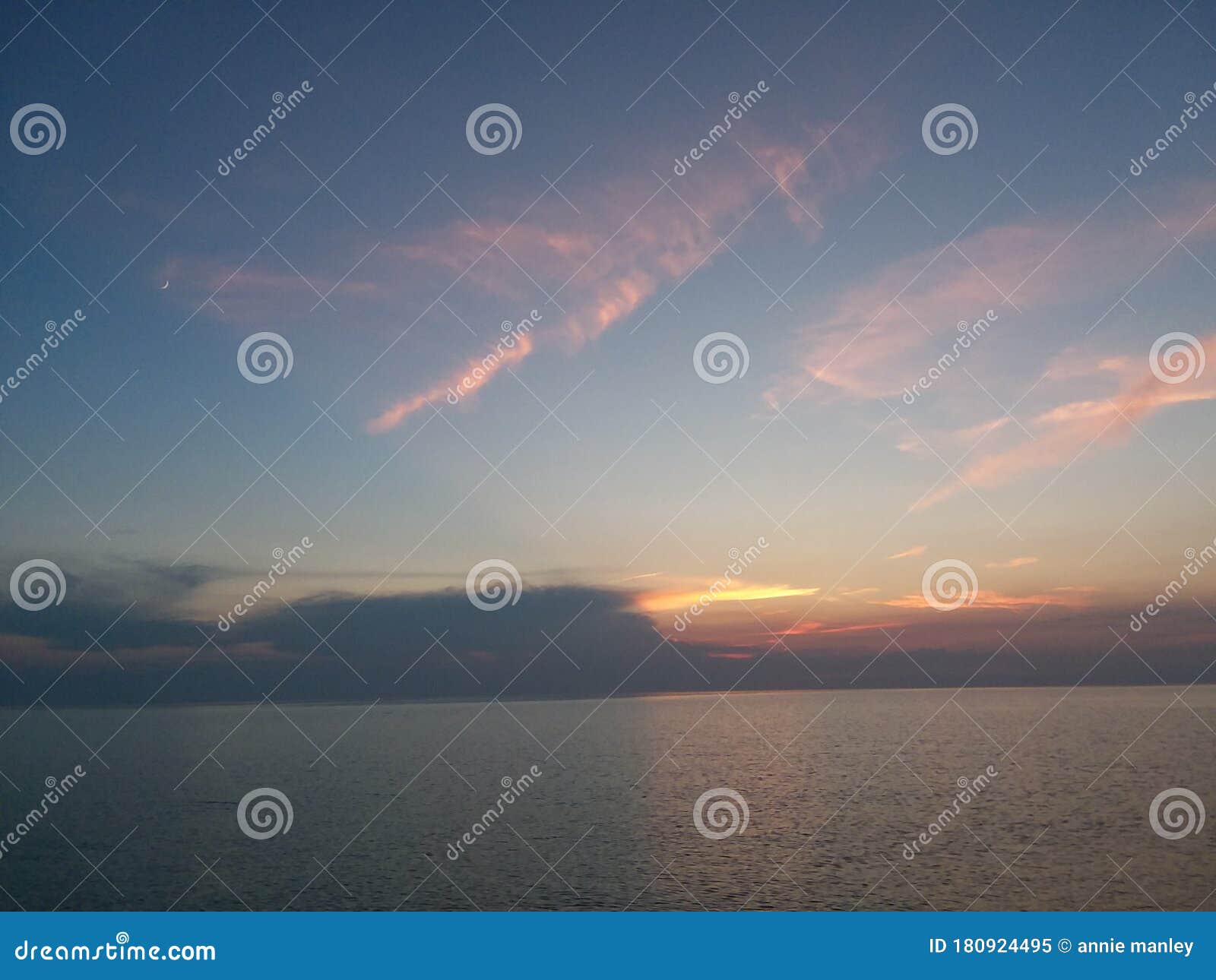 Simple Sunset stock image. Image of simple, sunset, cloud - 180924495