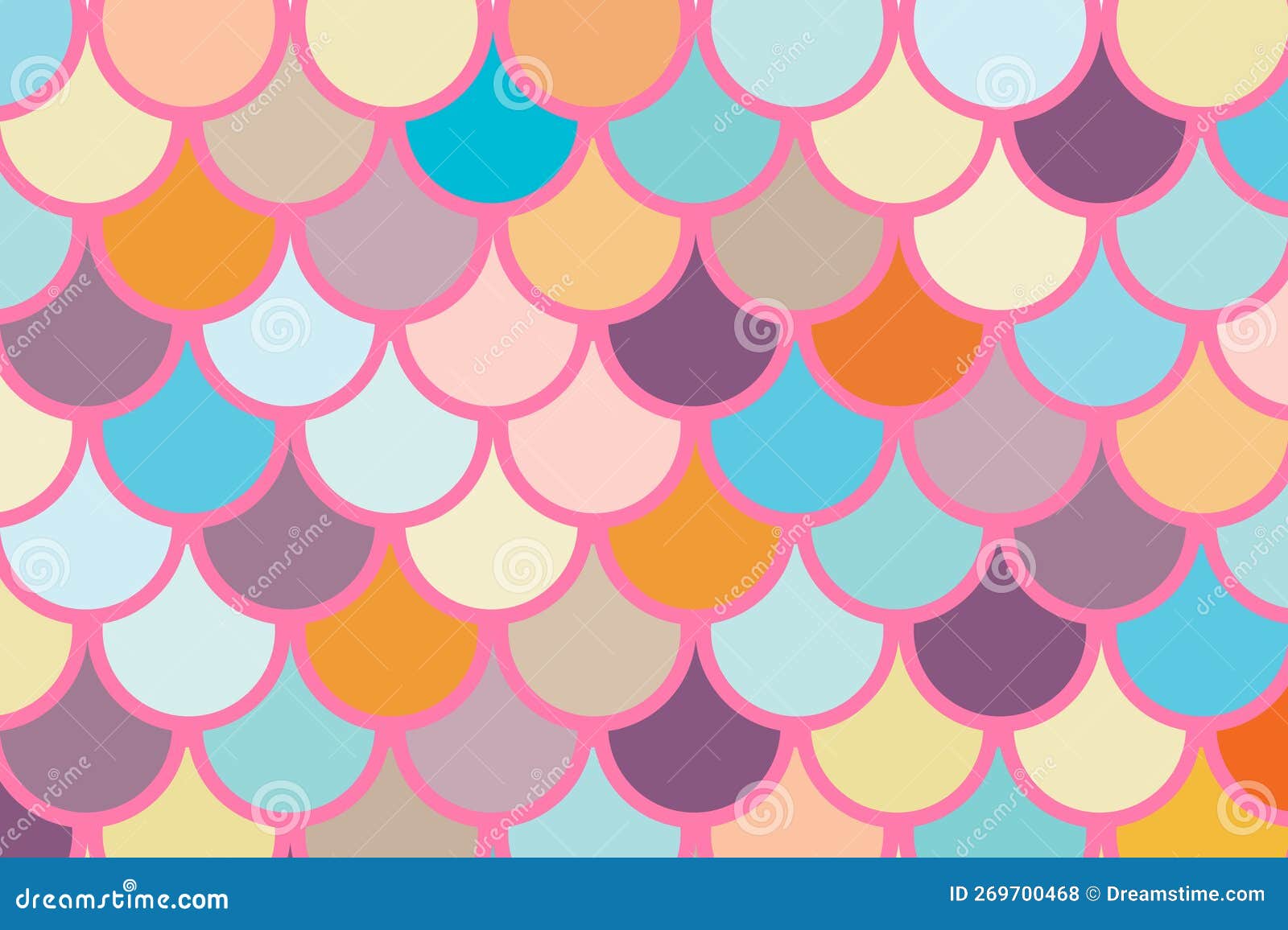 Simple Sweet Pastel Coloring Pattern. Stock Vector - Illustration of ...