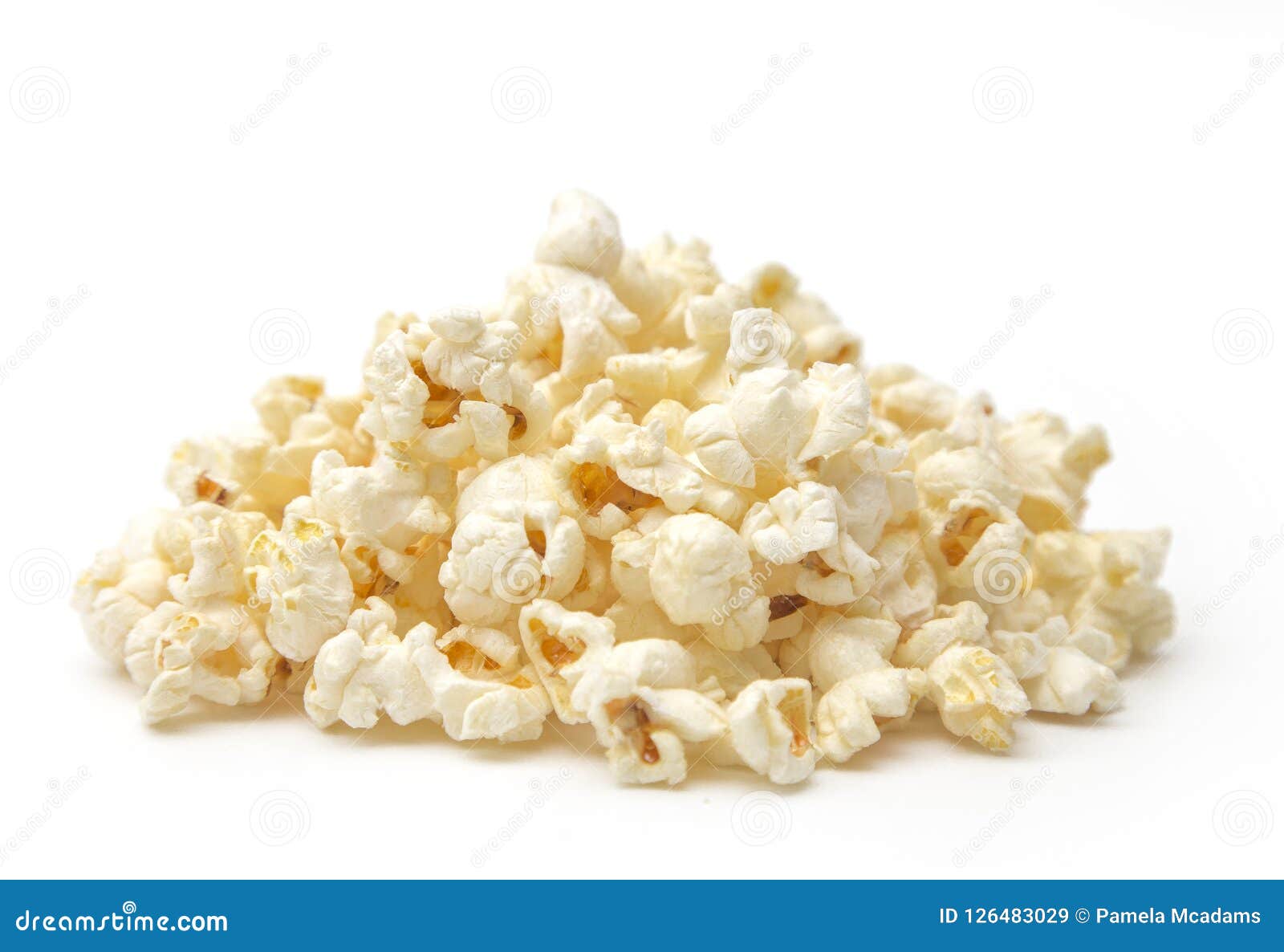 Sweet and Salty Popcorn on a White Background Stock Image - Image of food, popcorn: 126483029
