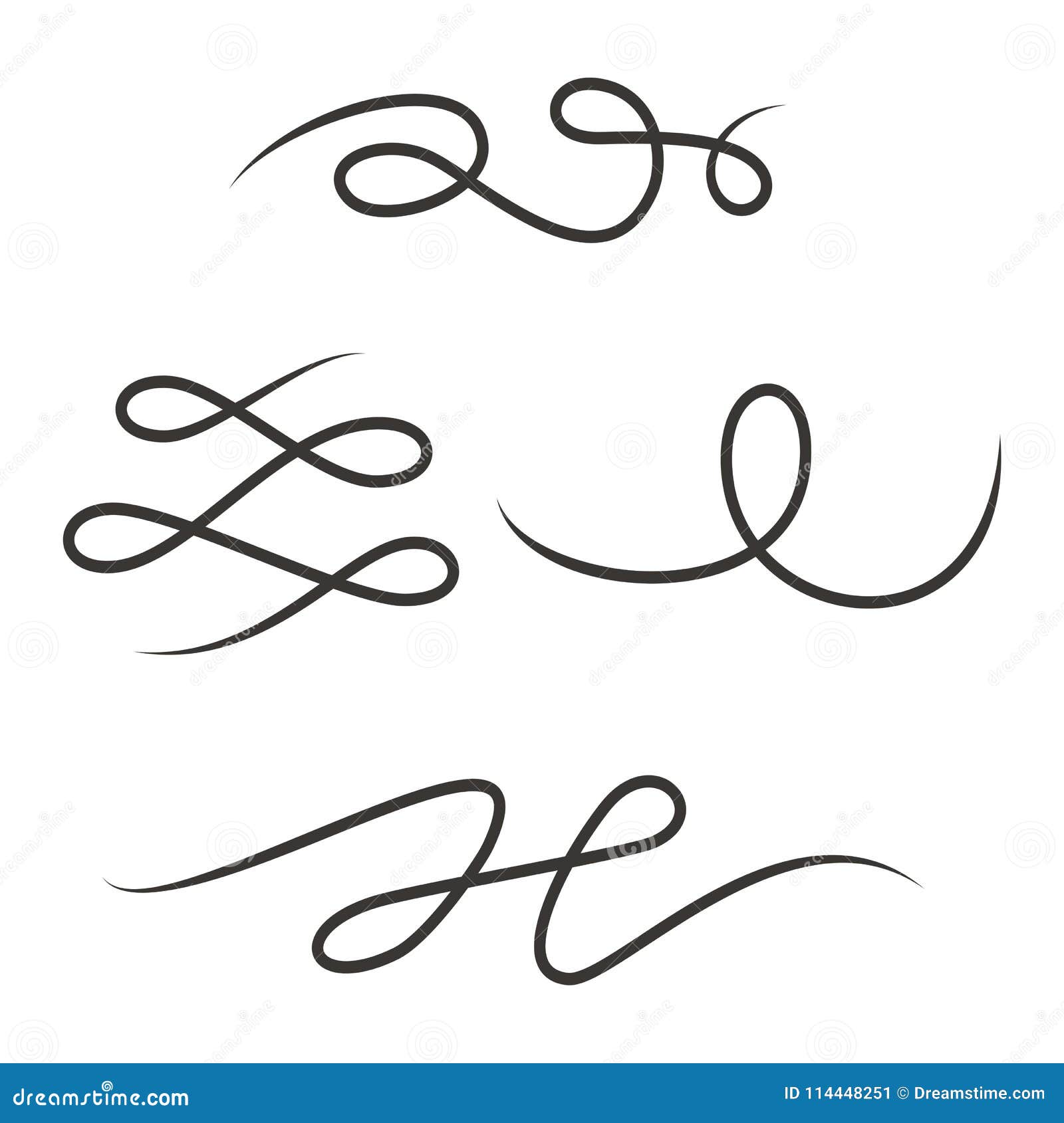 Simple Swirl Element In Vector Format And Can Royalty-Free Stock Photo ...