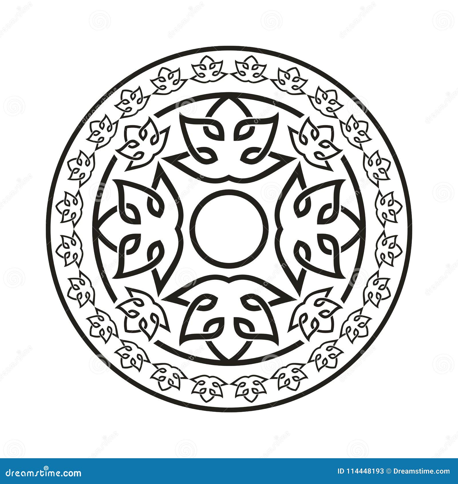 Simple Swirl Frame Element in Vector Format and Can Stock Illustration ...