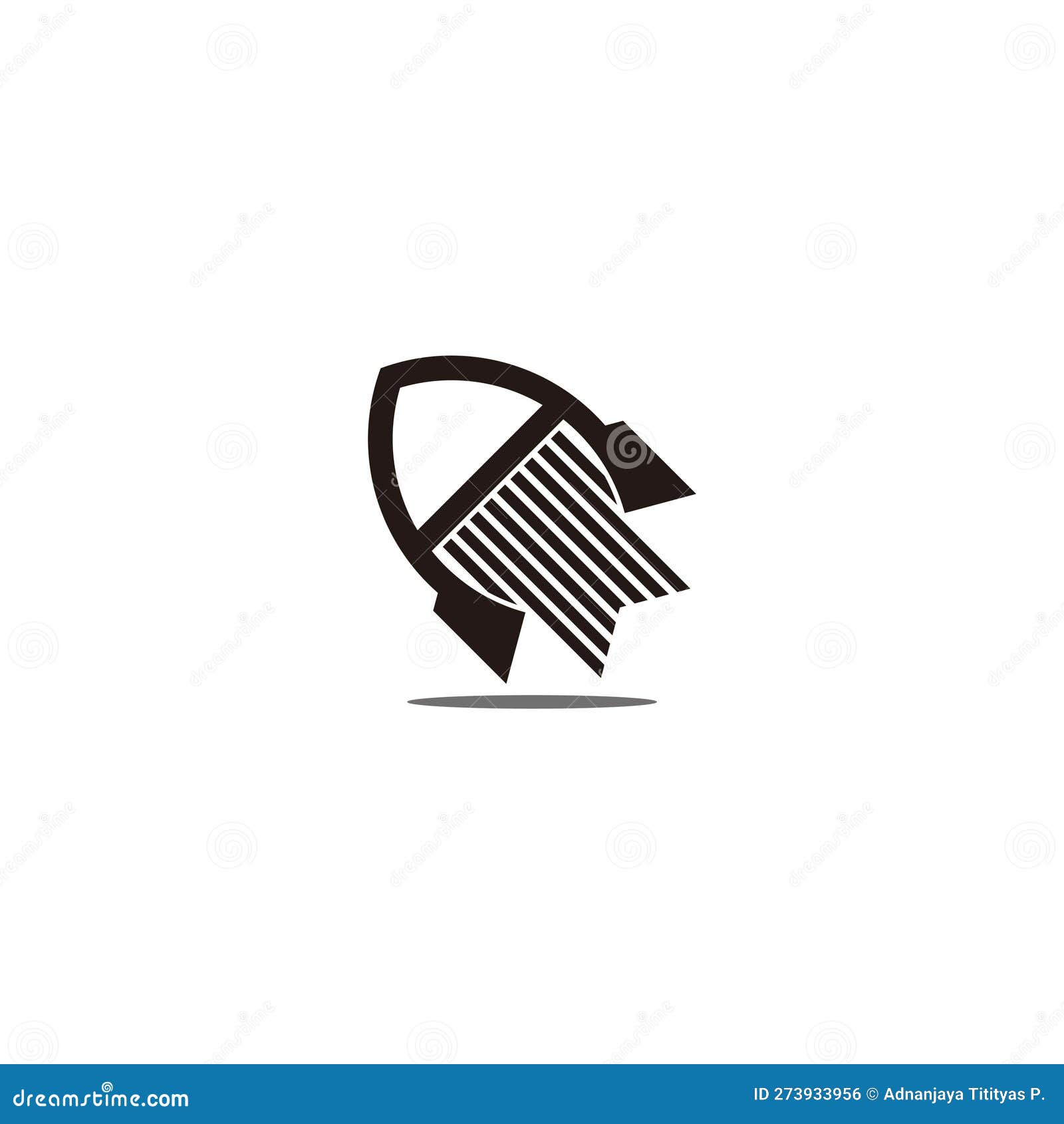 Simple Swoosh Cute Rocket Symbol Logo Vector | CartoonDealer.com #273933956