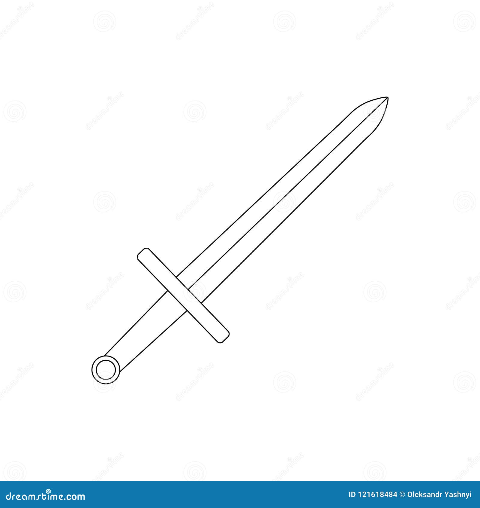 Simple Sword Vector