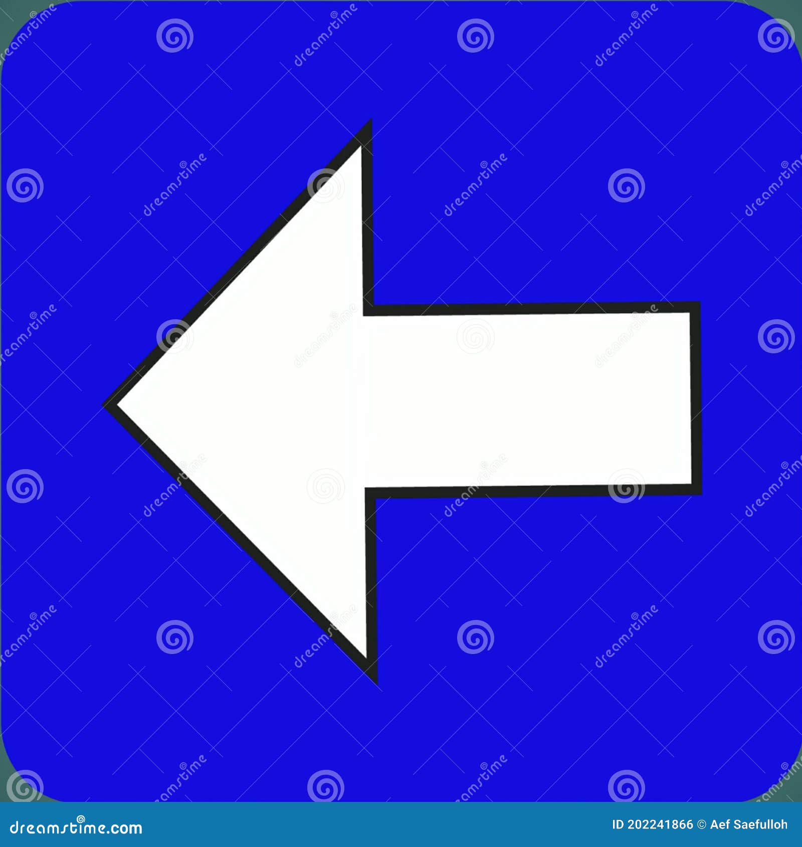 Simple Symbol Blue and White Color Stock Illustration - Illustration of ...