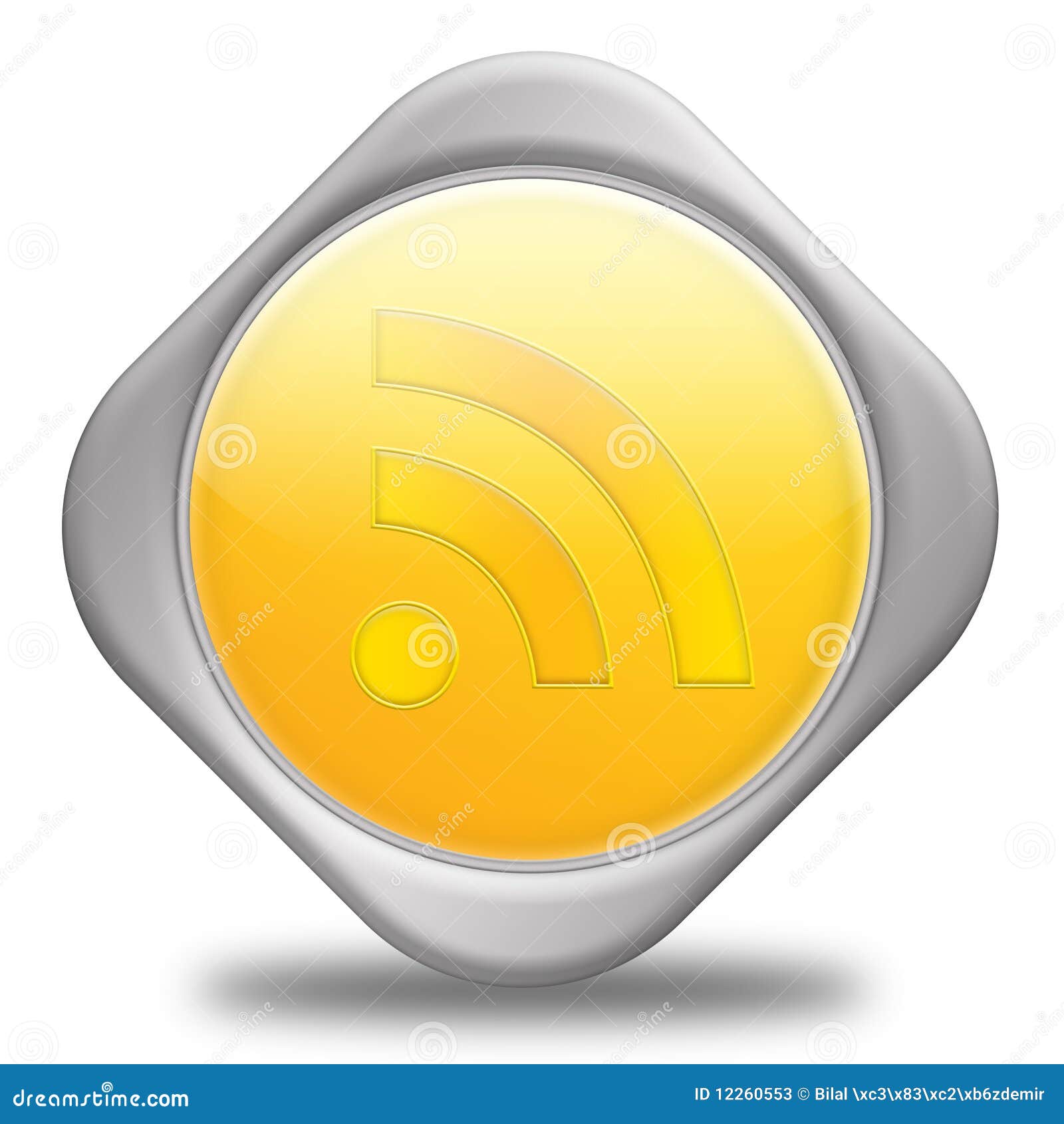 Really SIMPLE SYNDICATION RSS BUTTON Editorial Stock Photo ...