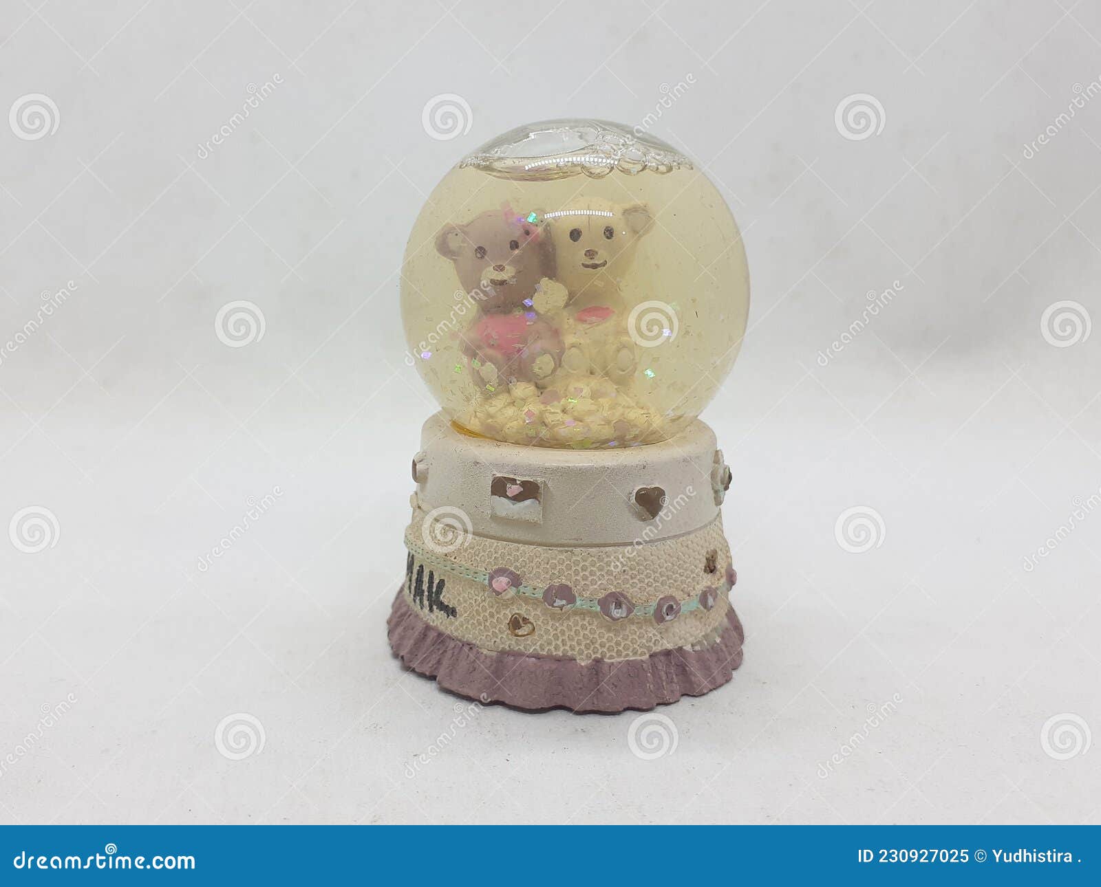 A Simple Table Decoration on White Isolation Background Stock Image ...