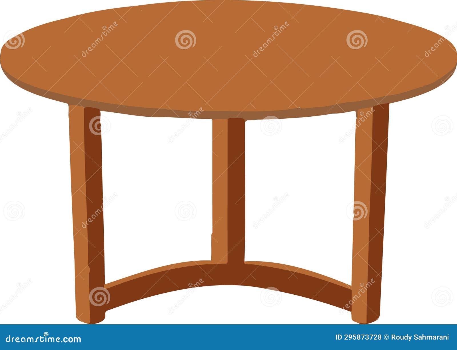 Simple Table Illustration Vector Format Stock Illustration ...