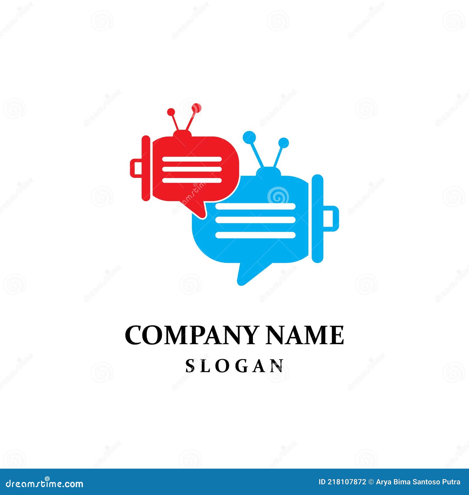 Simple Talk Tv Icon Vector Logo Stock Illustration - Illustration of ...