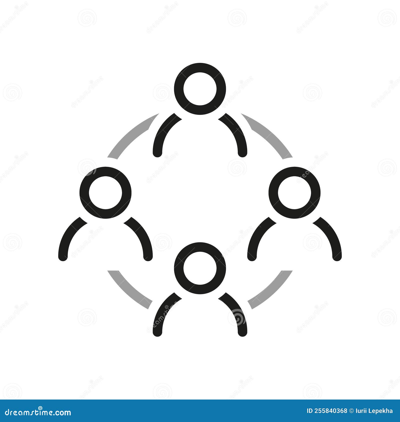 Simple of Team Work Related Vector Line Icon. Contains Such Icon As ...
