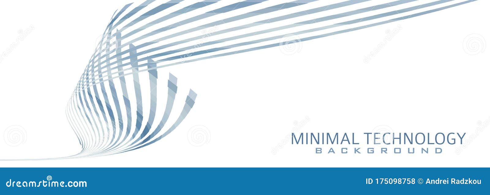 Simple Tech Background with Curved Shape. Minimal Vector Pattern Stock ...