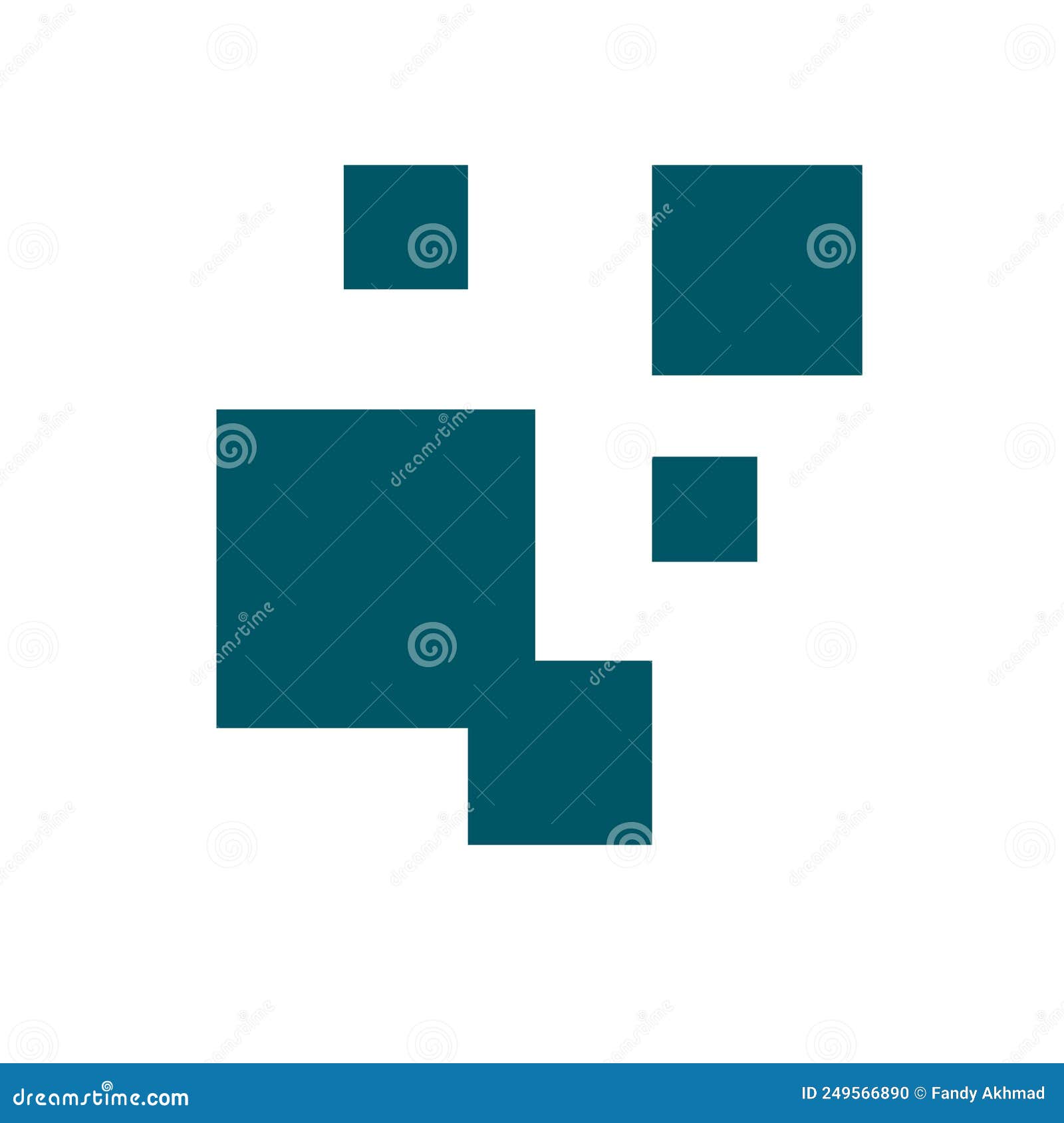 Simple Tech Box Digital Signage Pixel Icon Tech Element Vector Logo ...