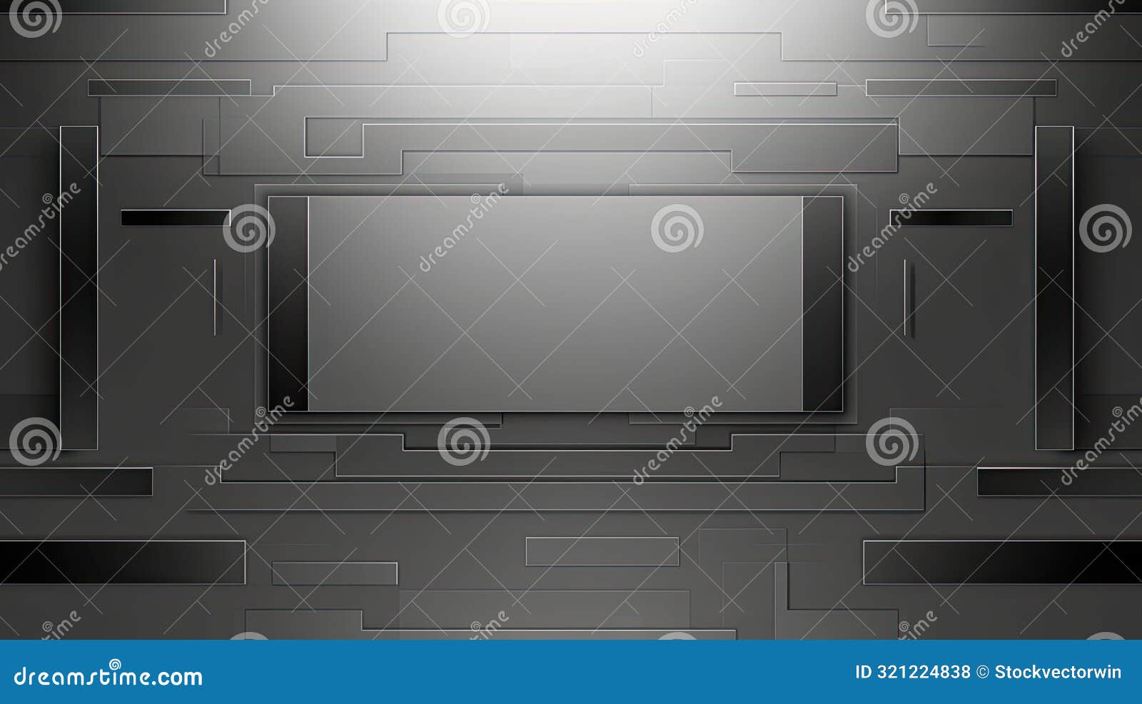 Simple Technology Background Gray Stock Illustration - Illustration of ...