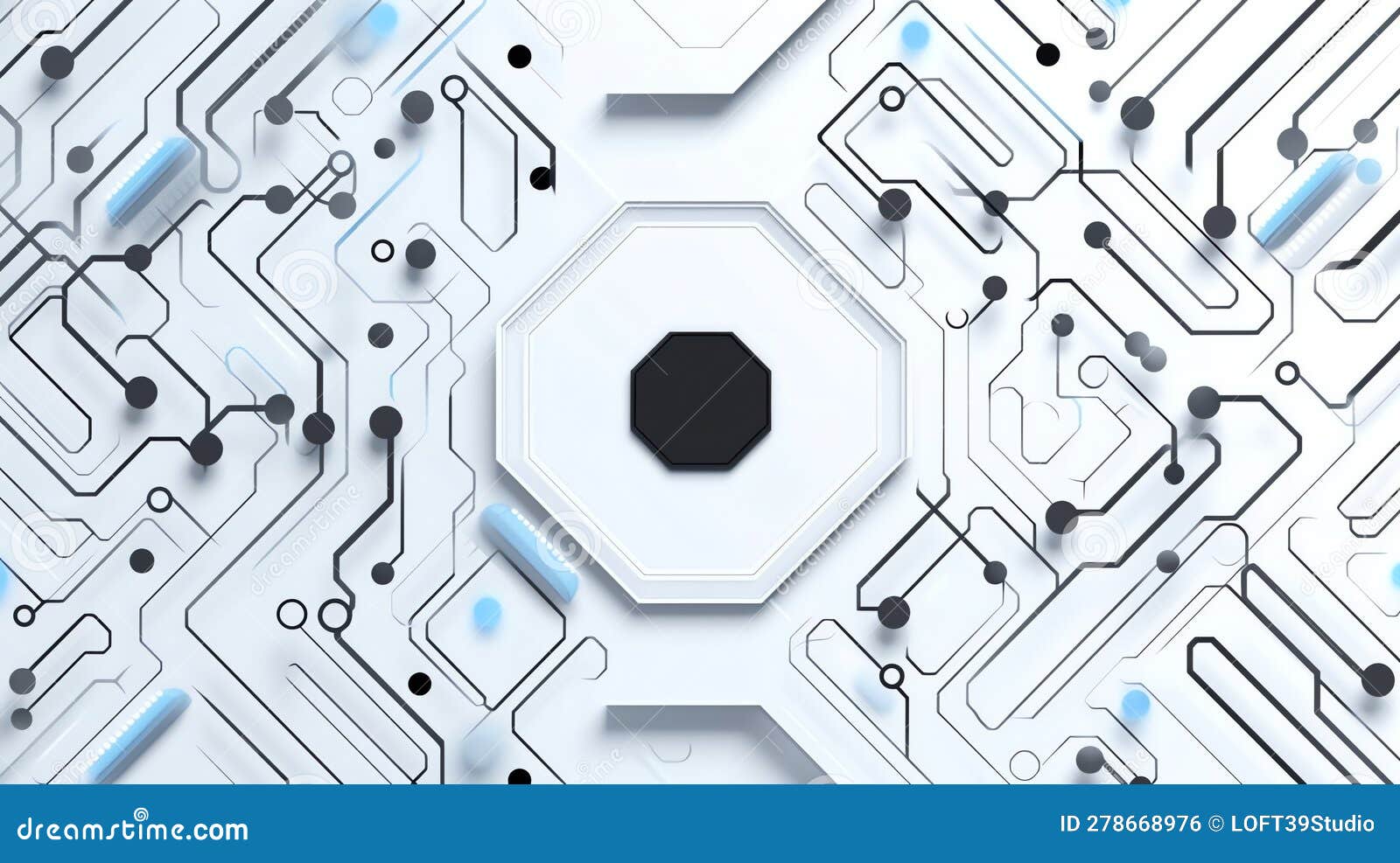 1simple_technology_background_pattern Stock Illustration - Illustration ...