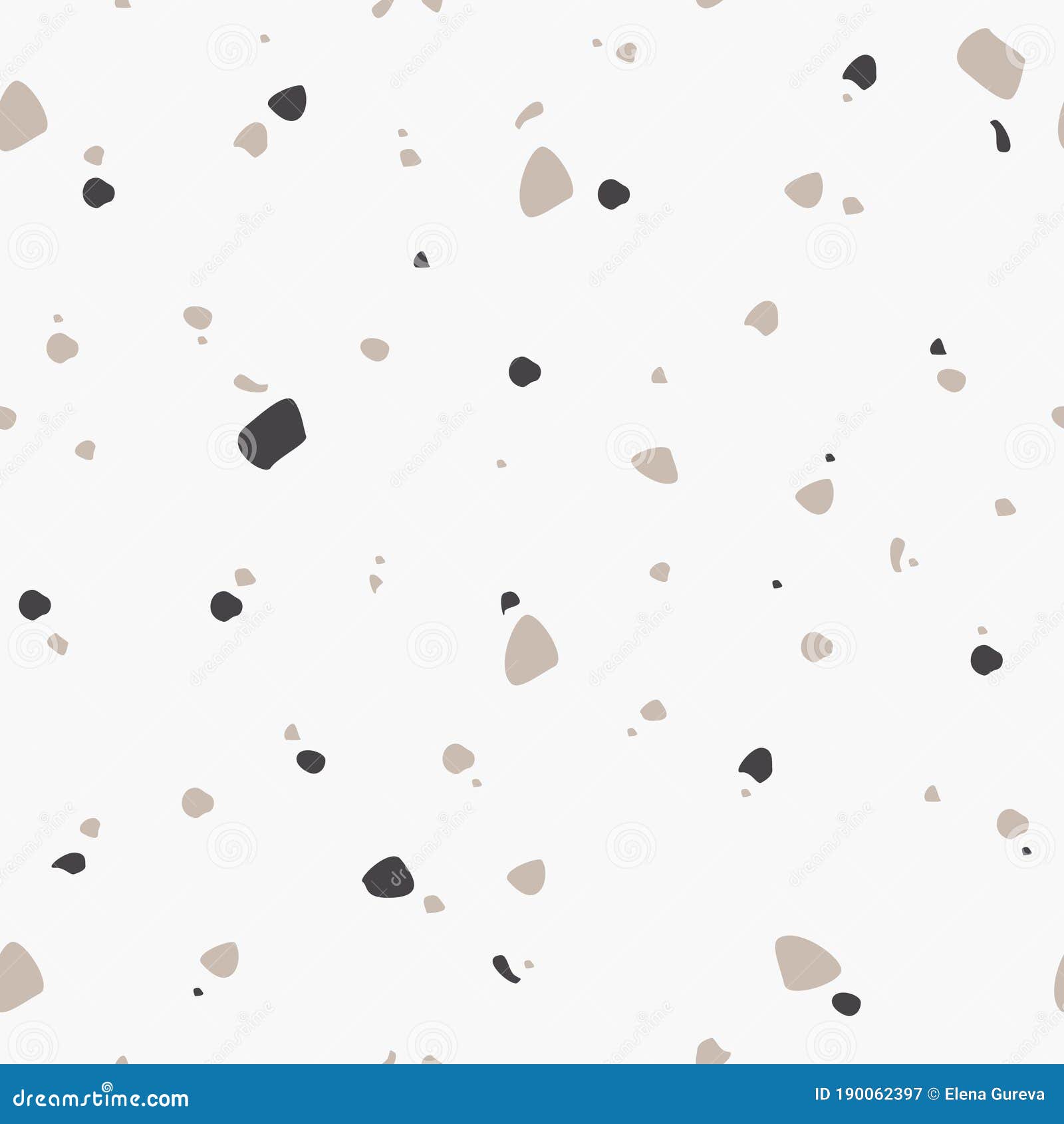 Simple Terrazzo Background. Pastel Colors Abstract Seamless Pattern ...